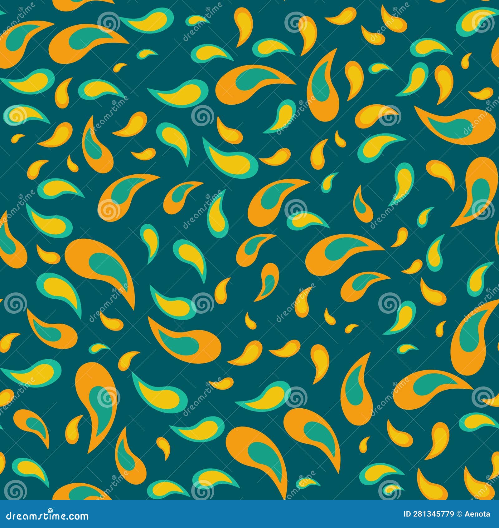 Seamless Pattern Buta for Fabric Stock Vector - Illustration of buta ...