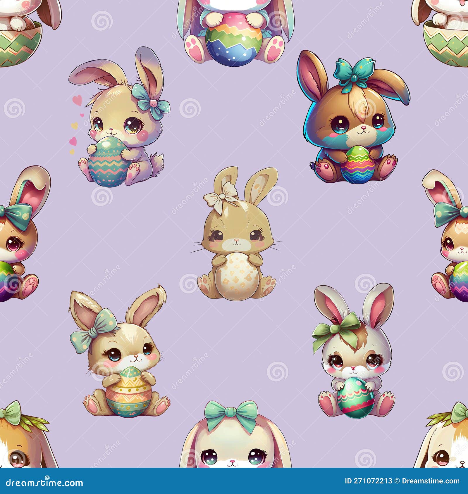 Seamless Repeating Pattern Celebrating Festive Easter during Spring ...