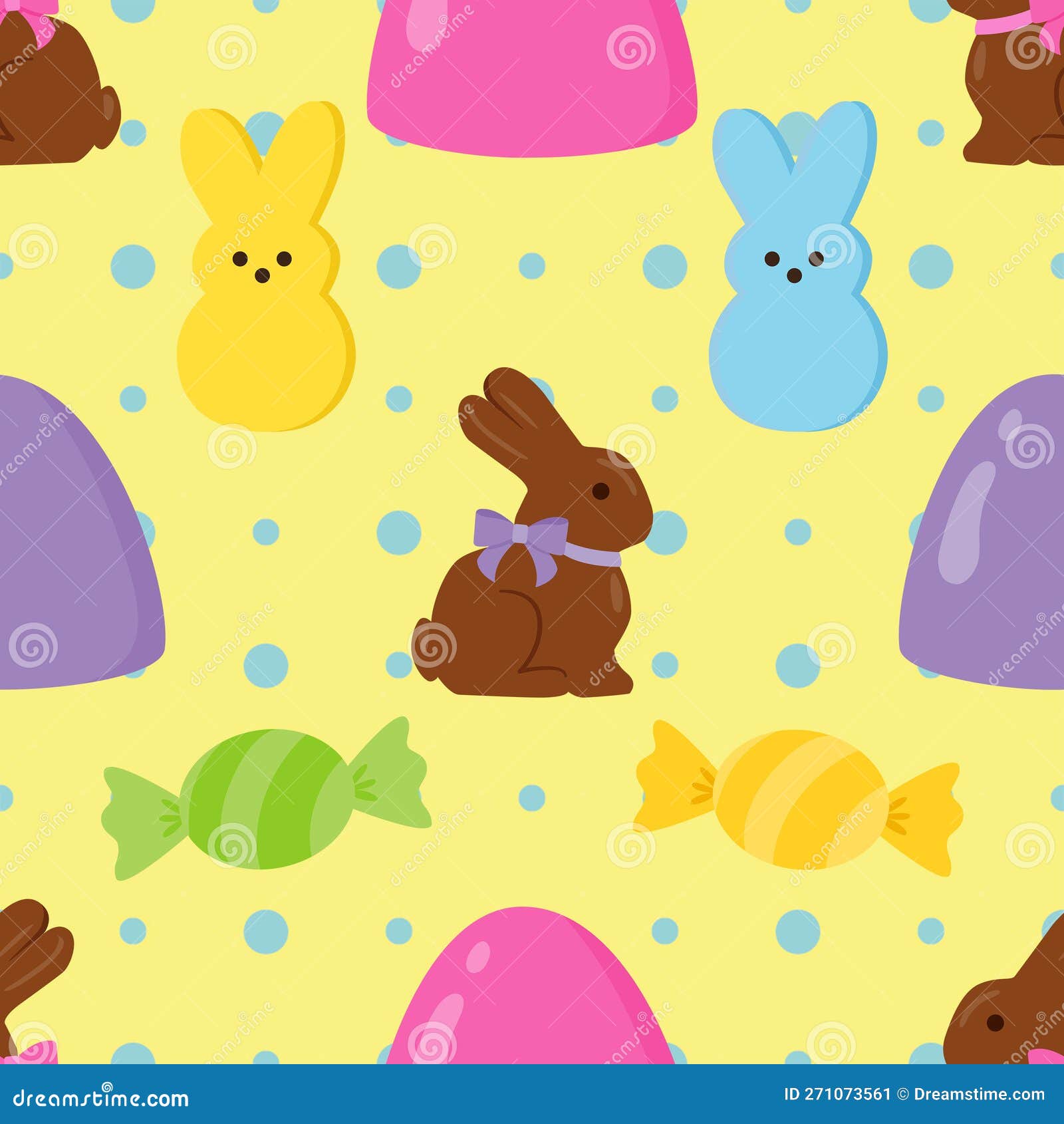 Seamless Repeating Pattern Celebrating Festive Easter during Spring ...