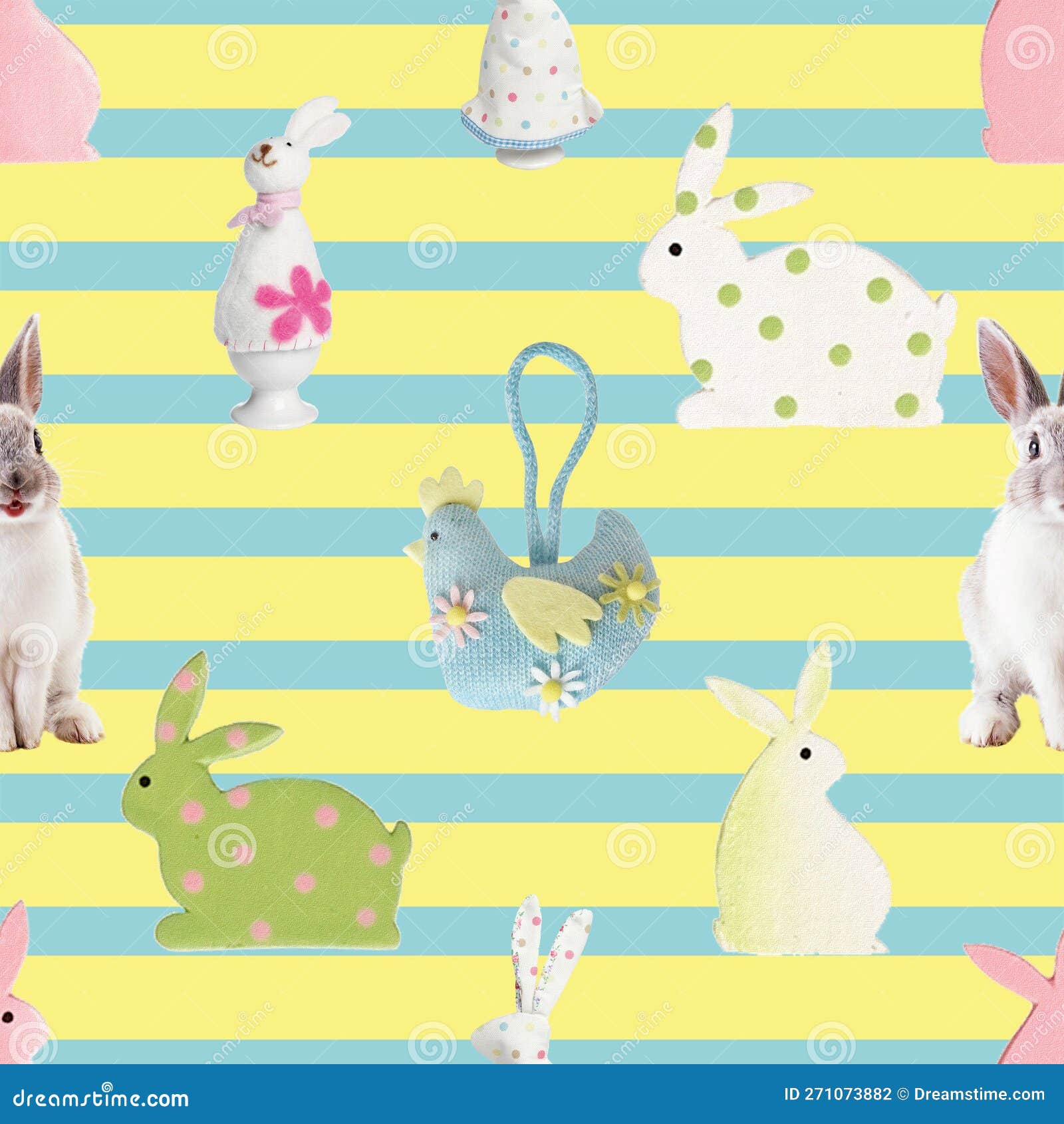 Seamless Repeating Pattern Celebrating Festive Easter during Spring ...