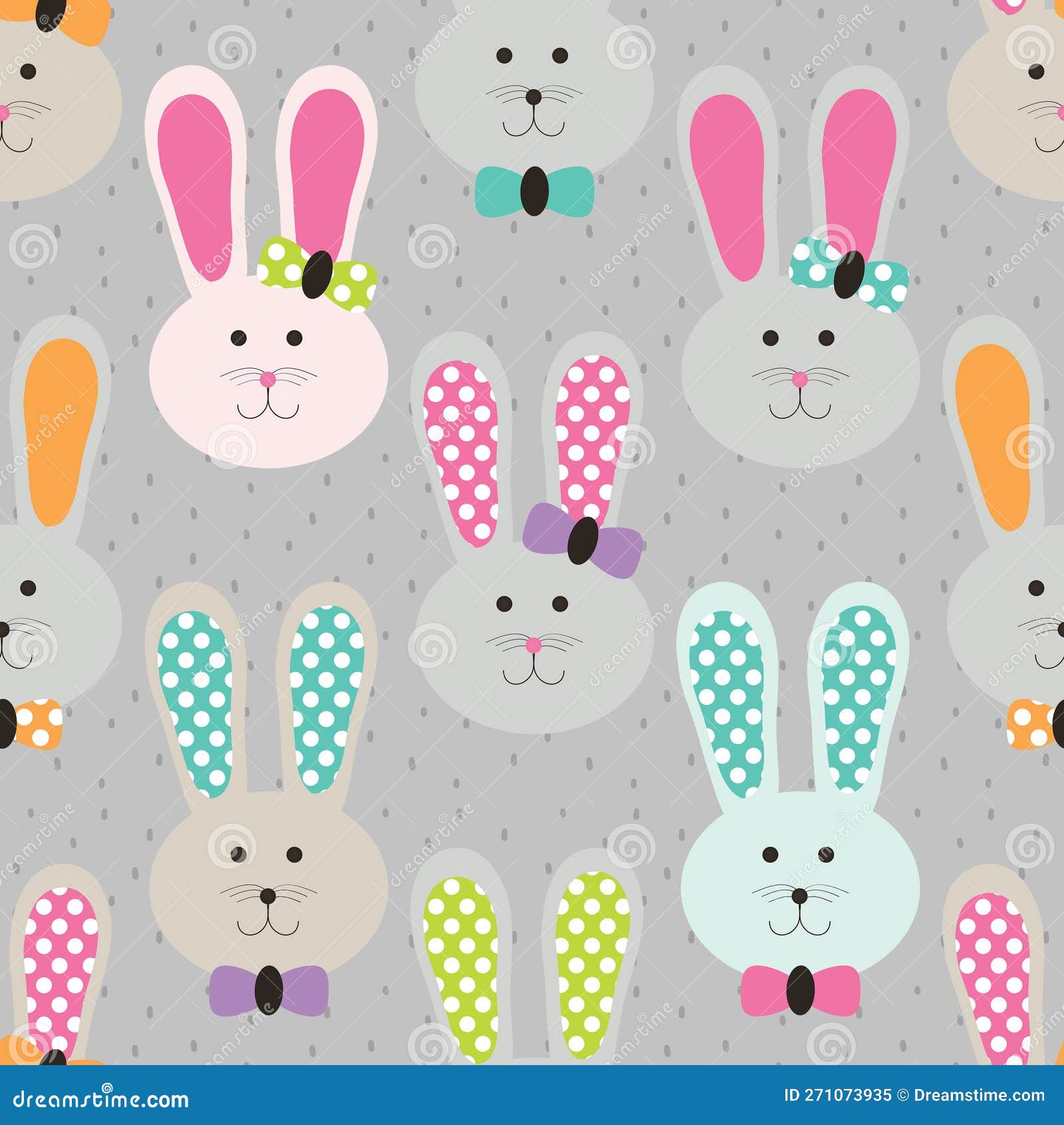 Seamless Repeating Pattern Celebrating Festive Easter during Spring ...