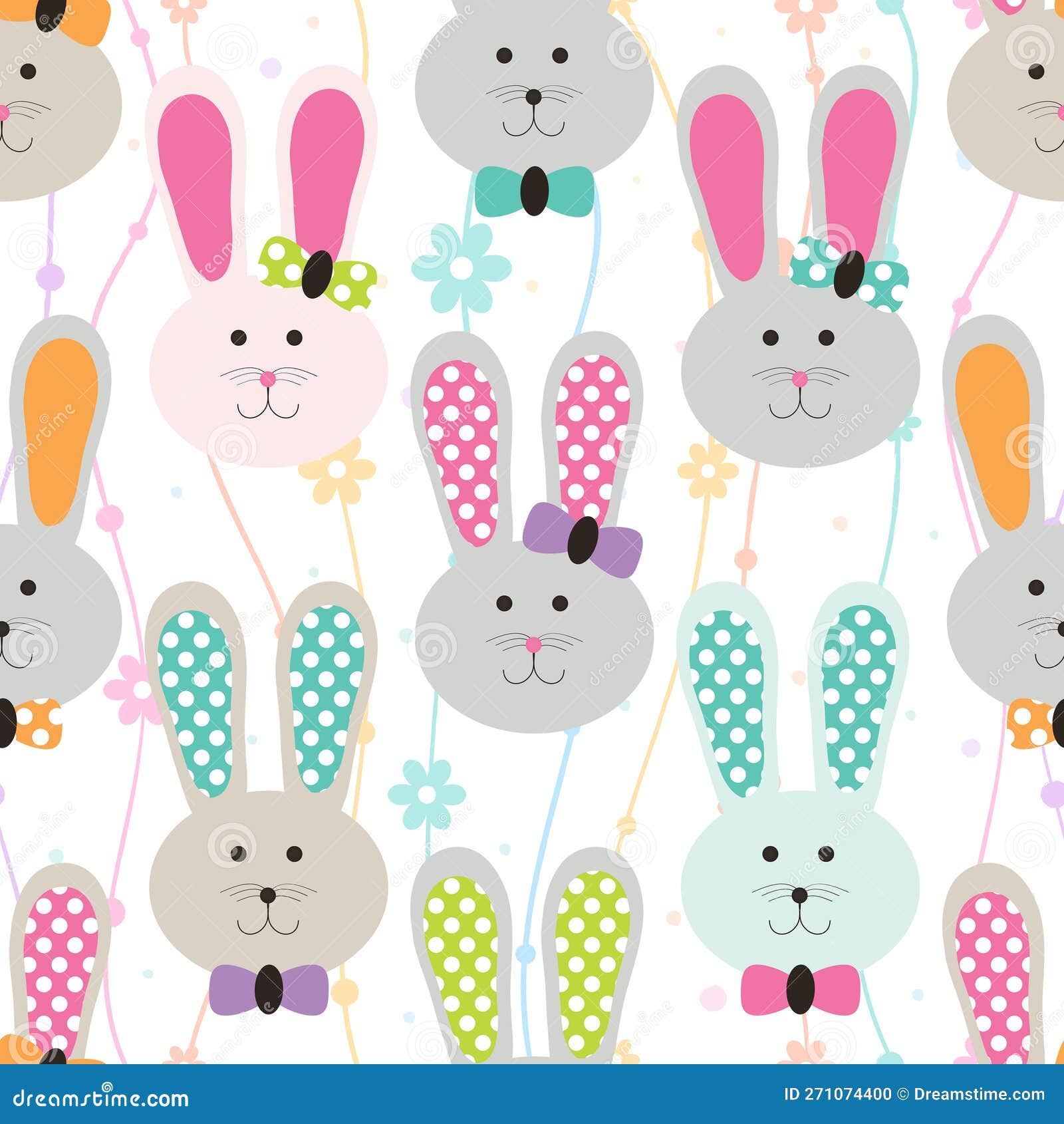Seamless Repeating Pattern Celebrating Festive Easter during Spring ...
