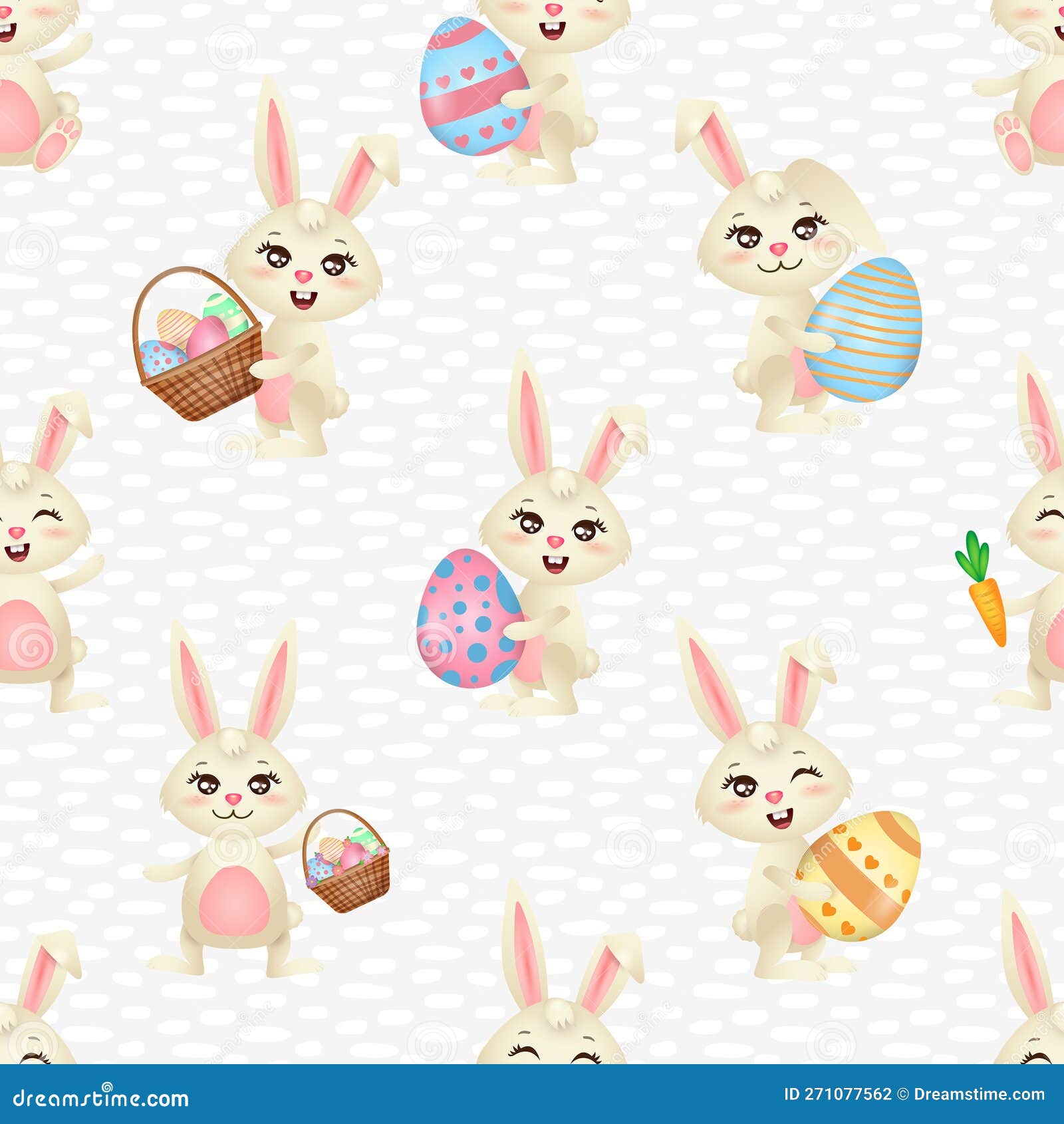 Seamless Repeating Pattern Celebrating Festive Easter during Spring ...