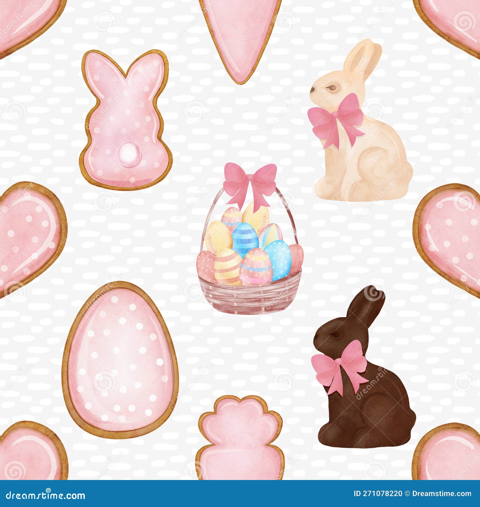 Seamless Repeating Pattern Celebrating Festive Easter during Spring ...