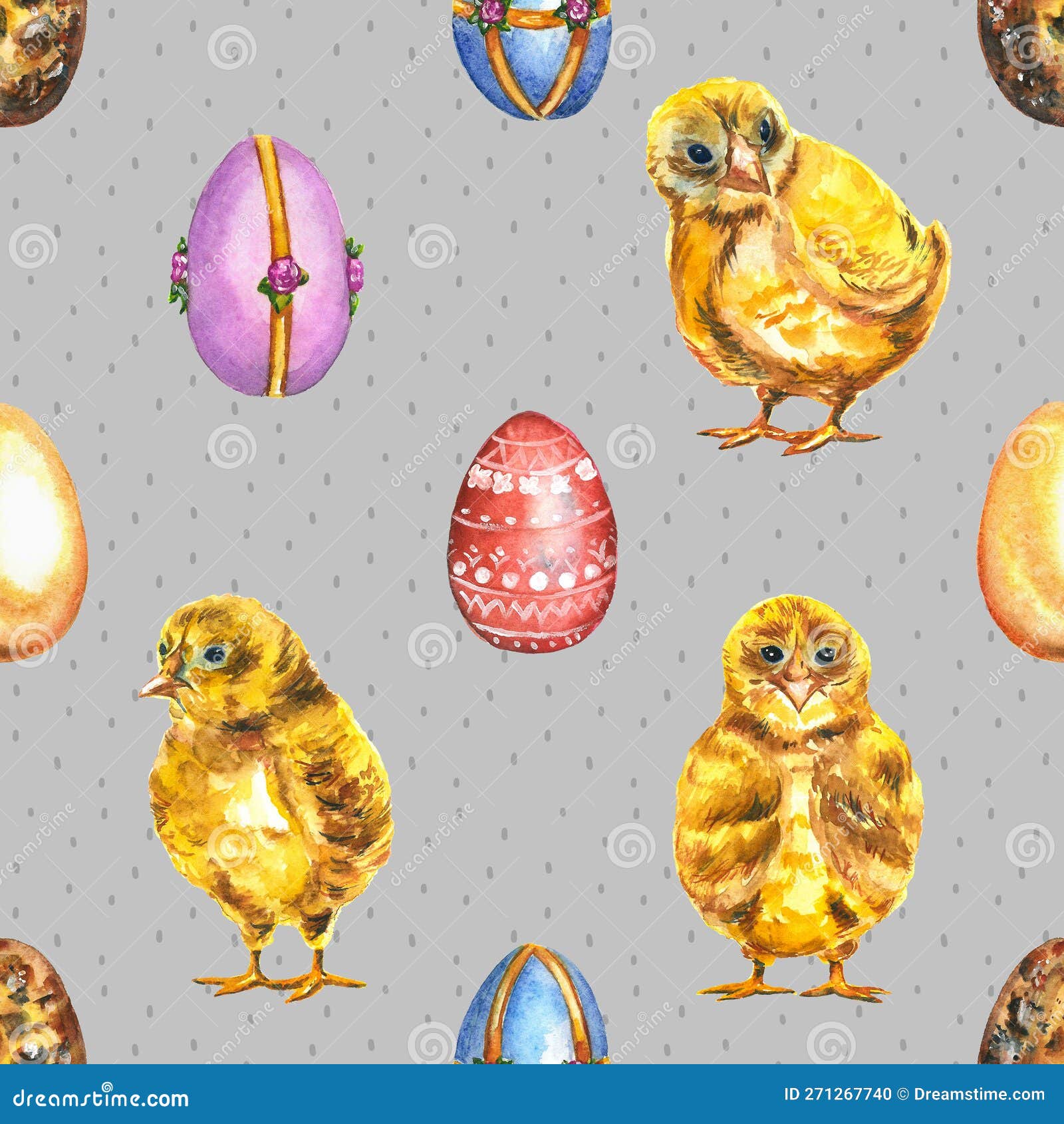 Seamless Repeating Pattern Celebrating Festive Easter during Spring ...