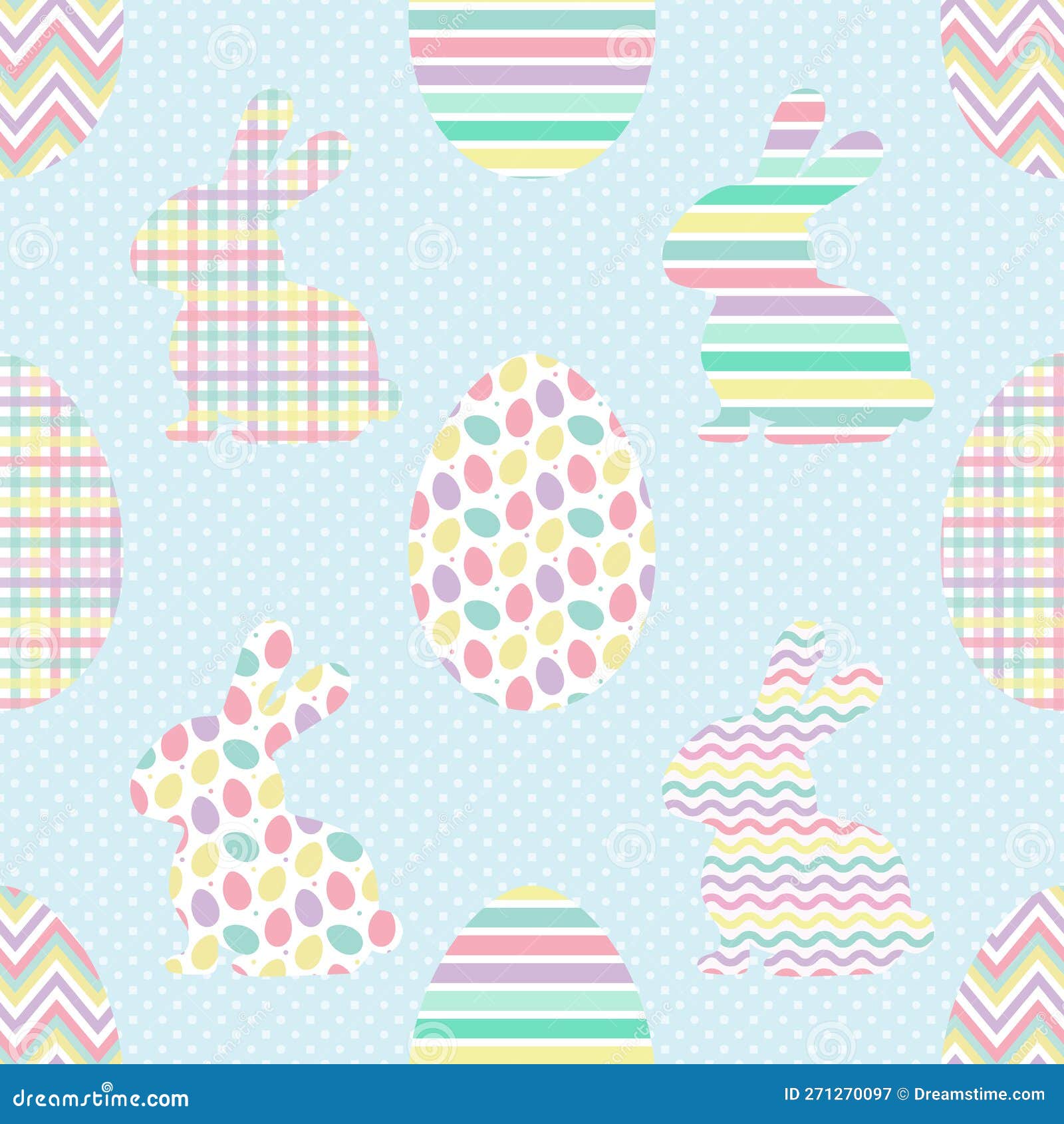 Seamless Repeating Pattern Celebrating Festive Easter during Spring ...