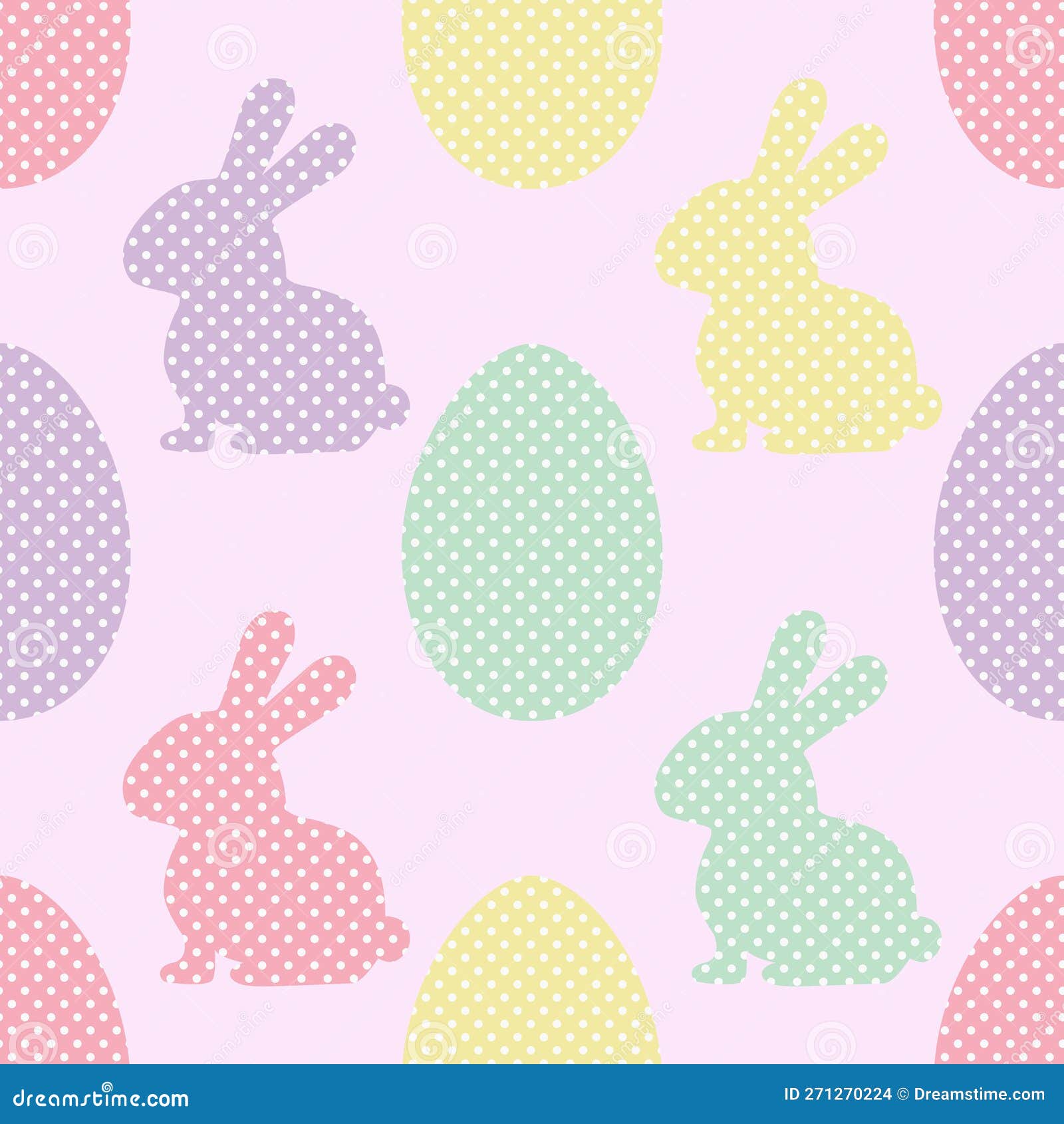 Seamless Repeating Pattern Celebrating Festive Easter during Spring ...