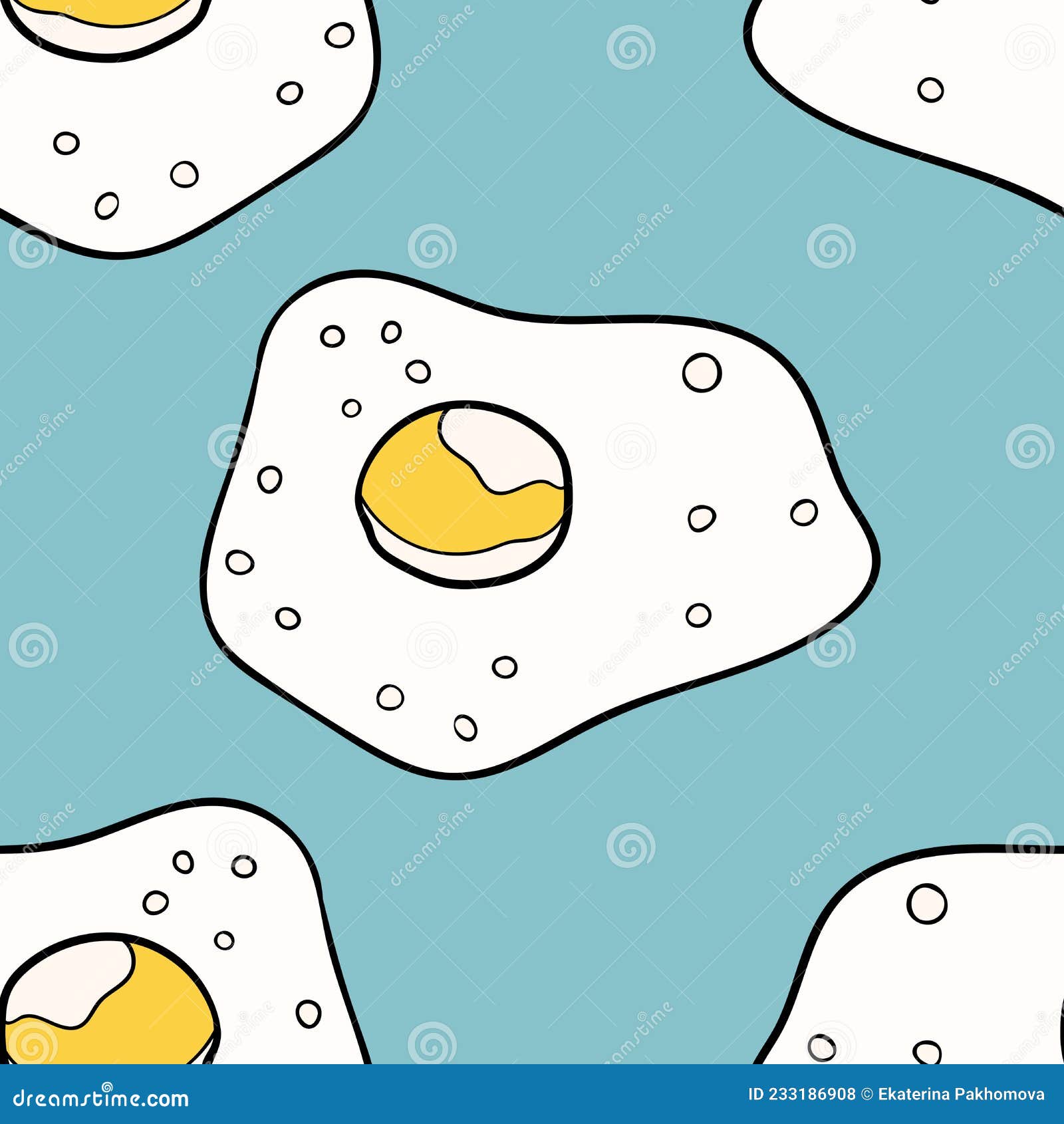 Doodle Fried Rice Pattern Background. Cute Chinese Food, Chinese ...