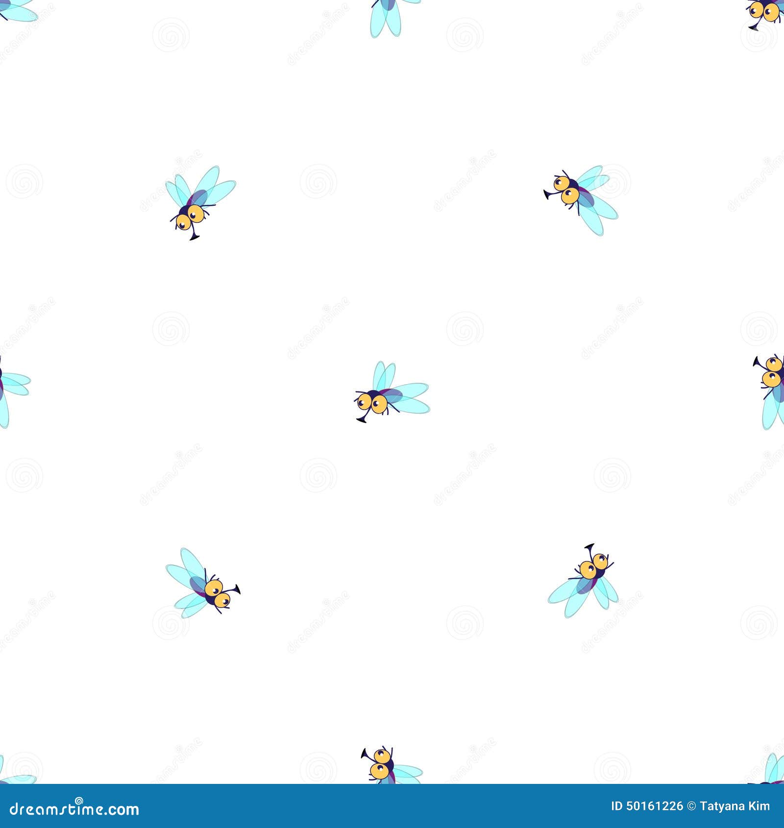 Set Of Cartoon Flies Stock Photography | CartoonDealer.com #11225810