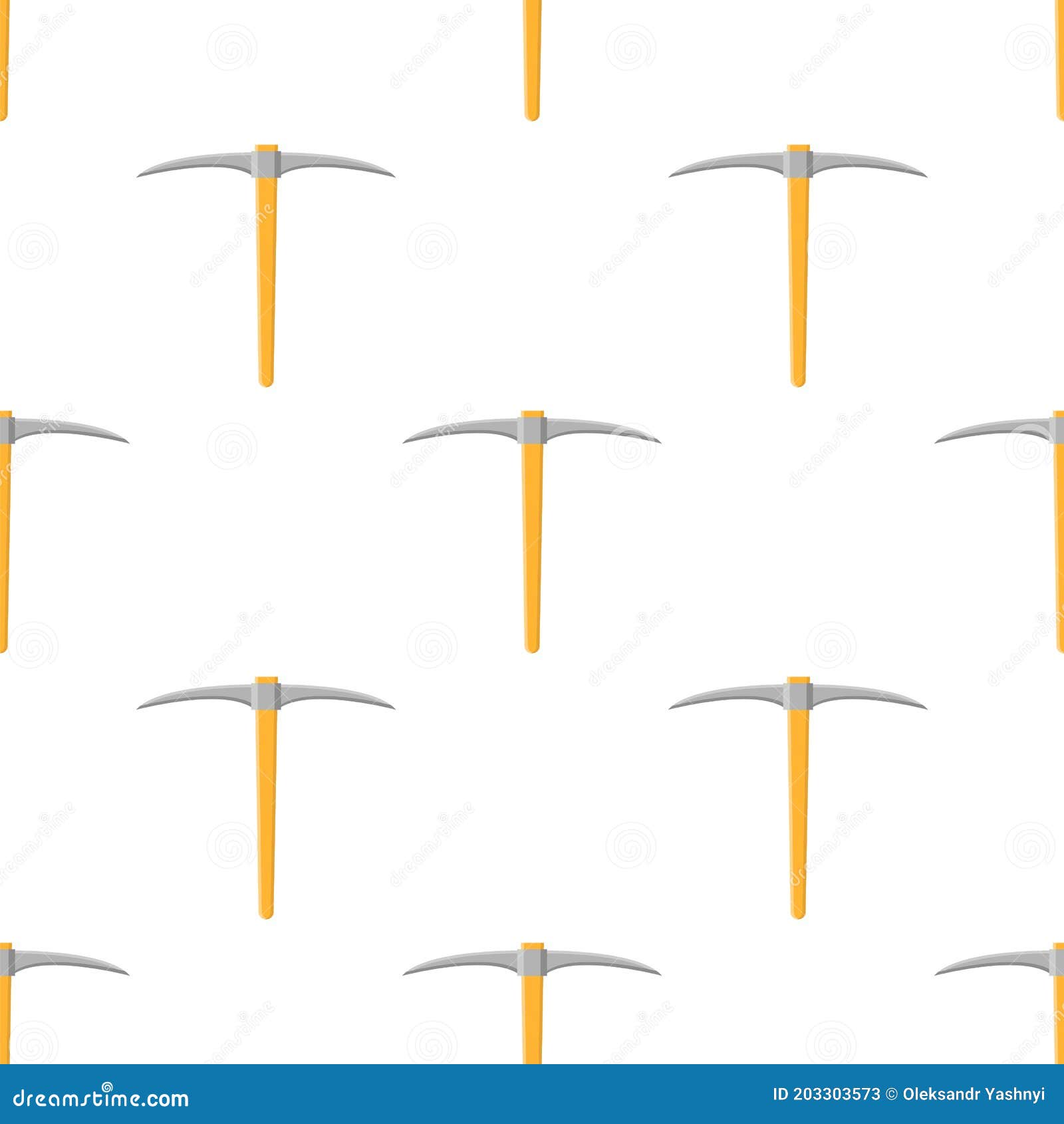 Cartoon Pickaxe. Vector Illustration. | CartoonDealer.com #70546385