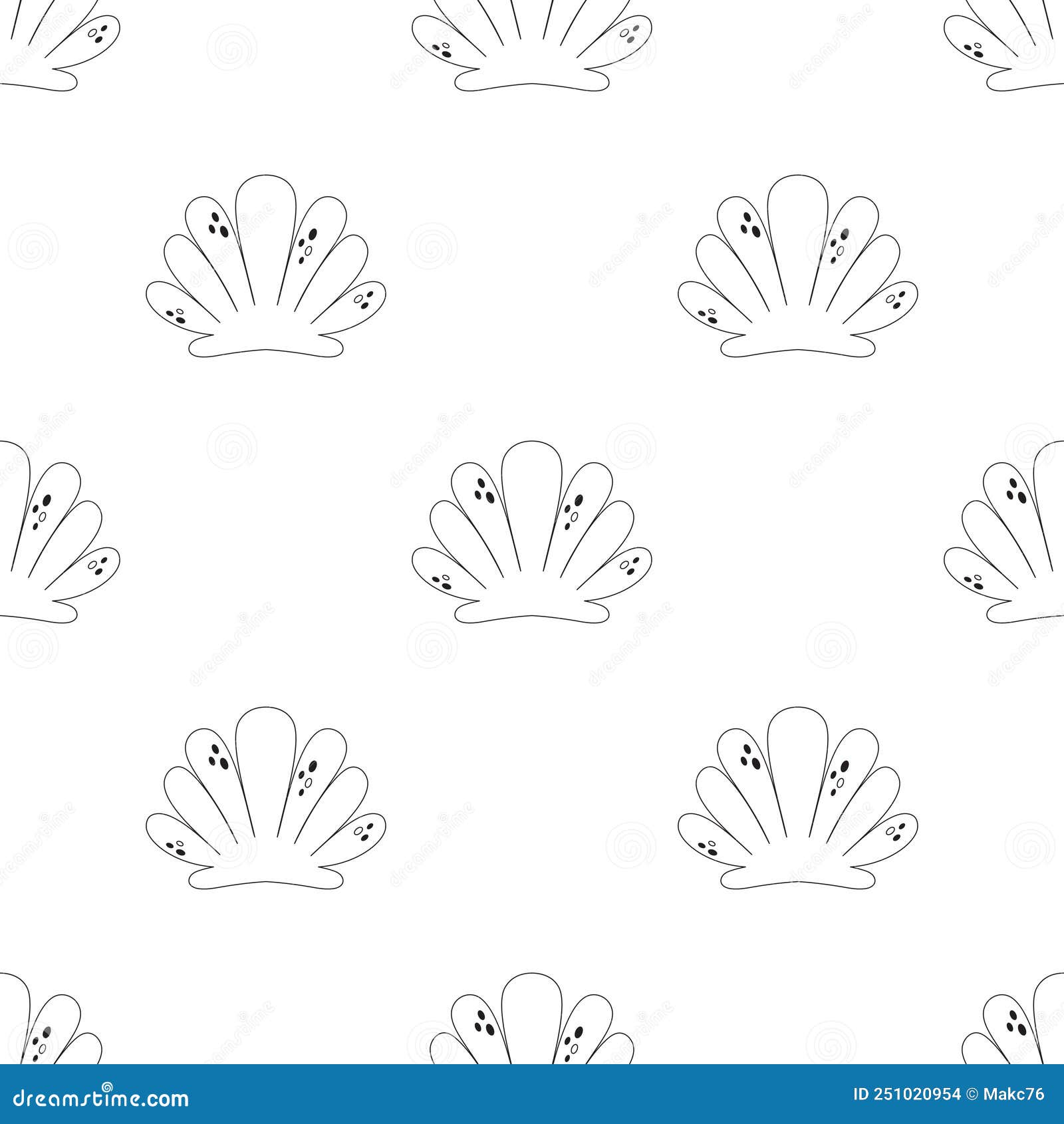 Cartoon Clam Shell With Pearl Outline Coloring Book Page Element Vector ...