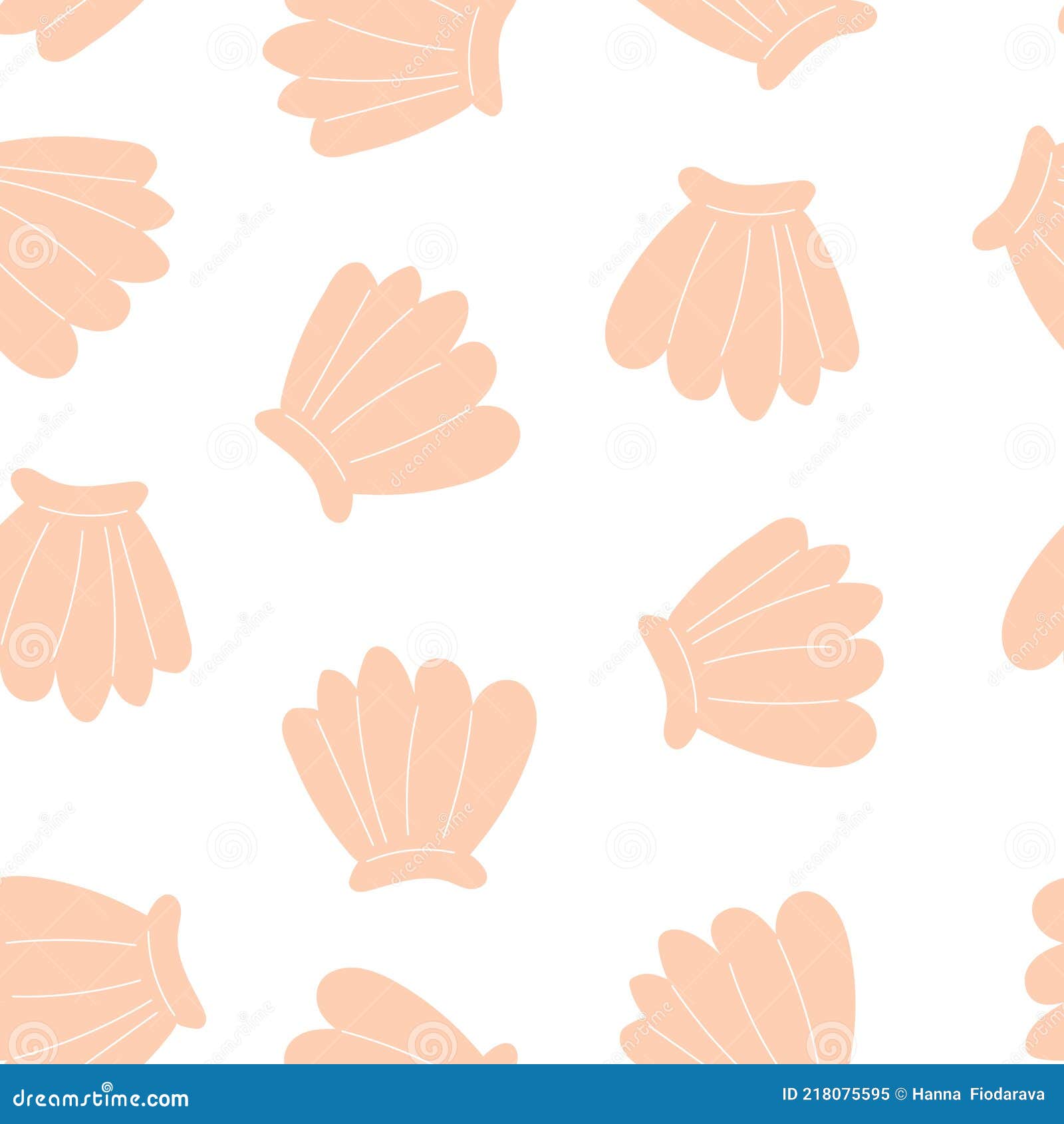 Cartoon Shells. Summer Ocean Animals Collection, Marine Habitats And ...