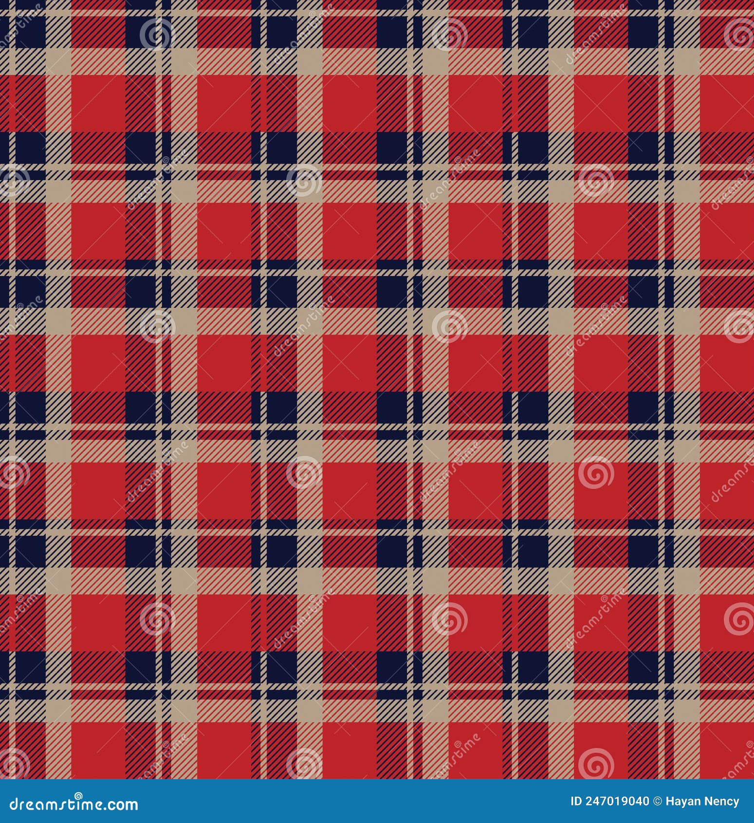 Seamless Red check pattern stock vector. Illustration of vector - 247019040