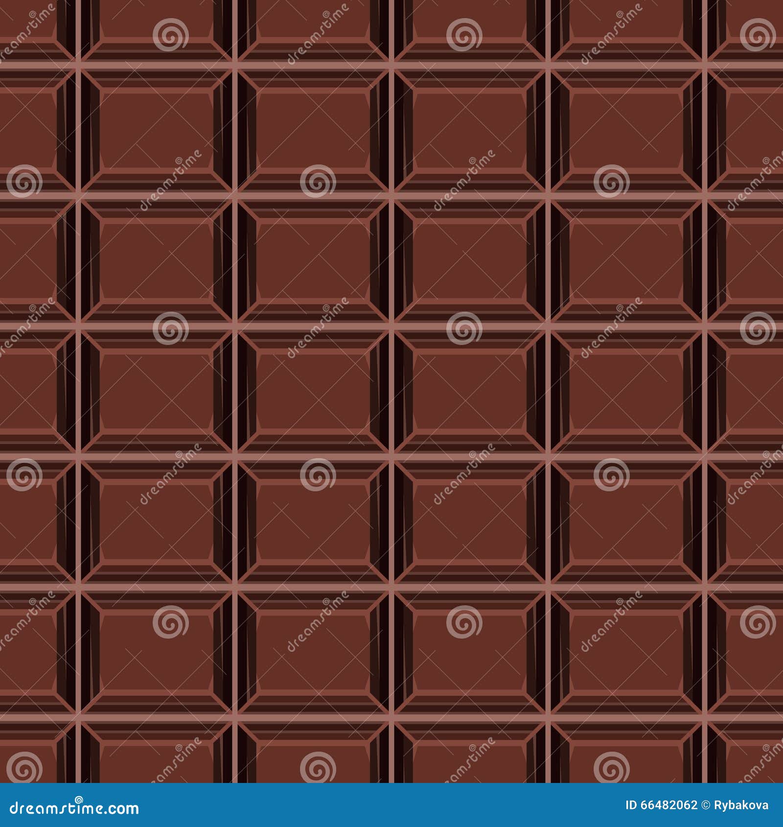 Seamless Pattern with Chocolate Texture Stock Illustration ...