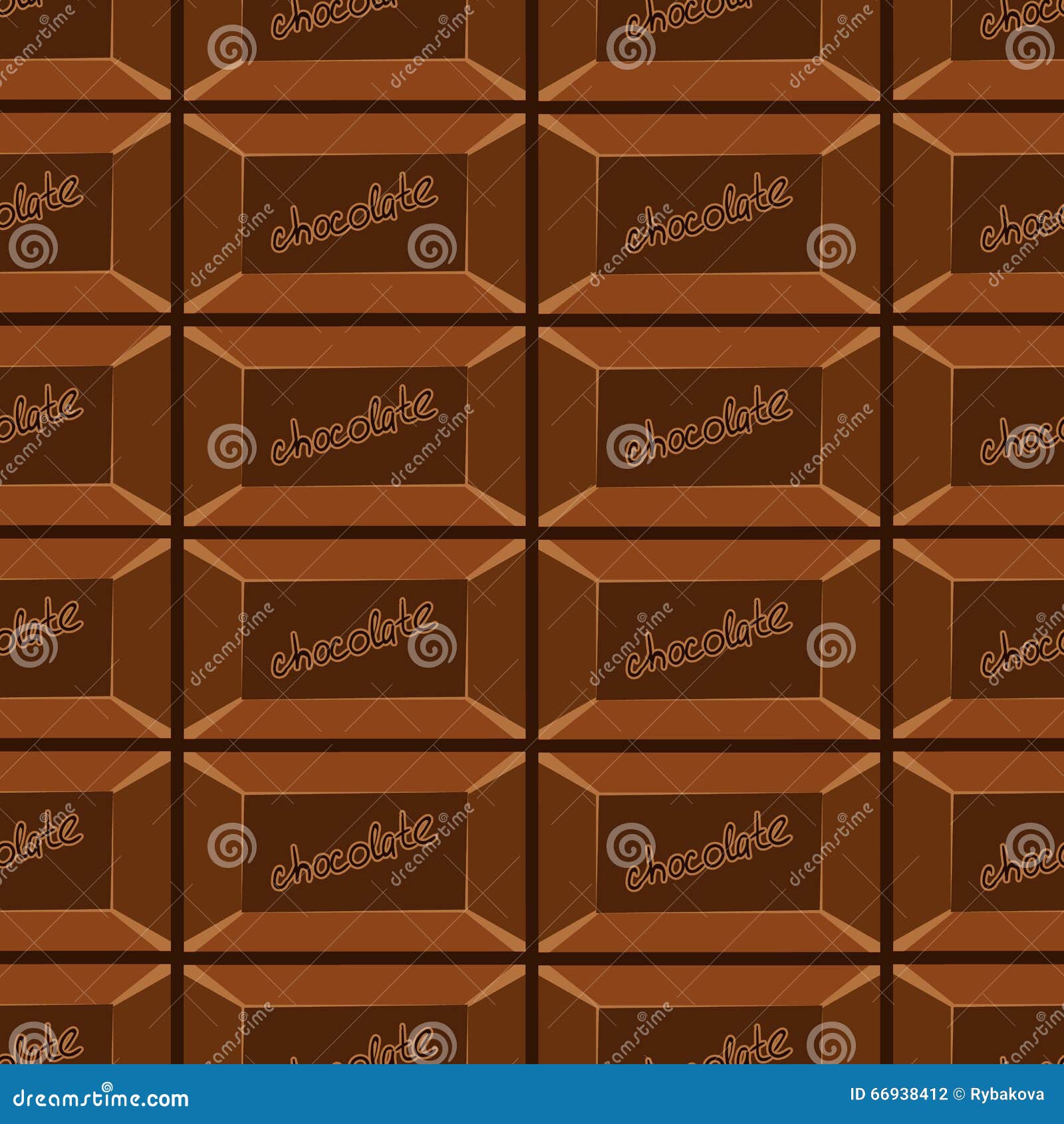 Seamless Pattern with Chocolate Texture-8 Stock Illustration ...