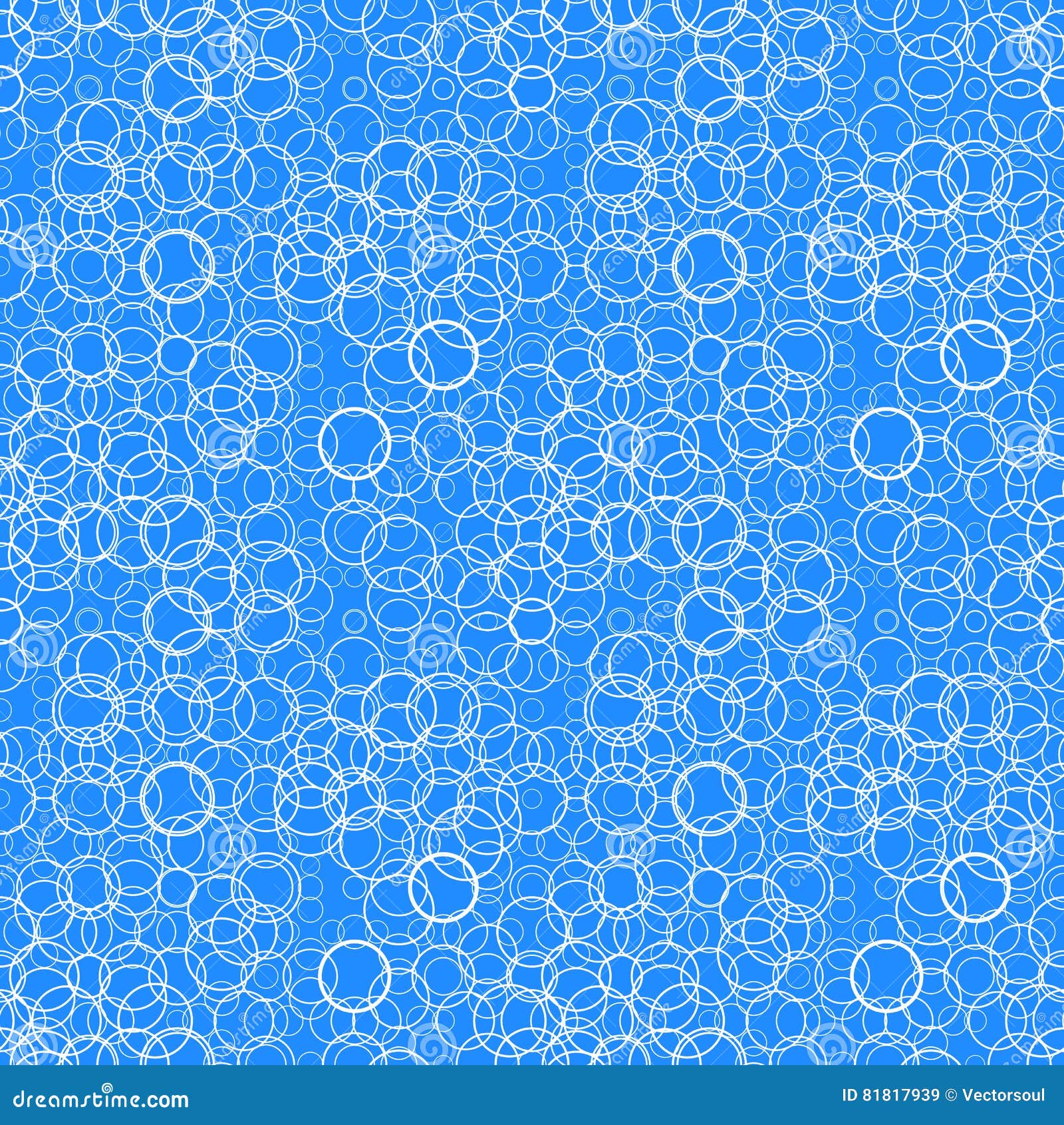 Seamless Pattern with Circles, Bubbles. Aqua, Water, Sparkling W Stock ...