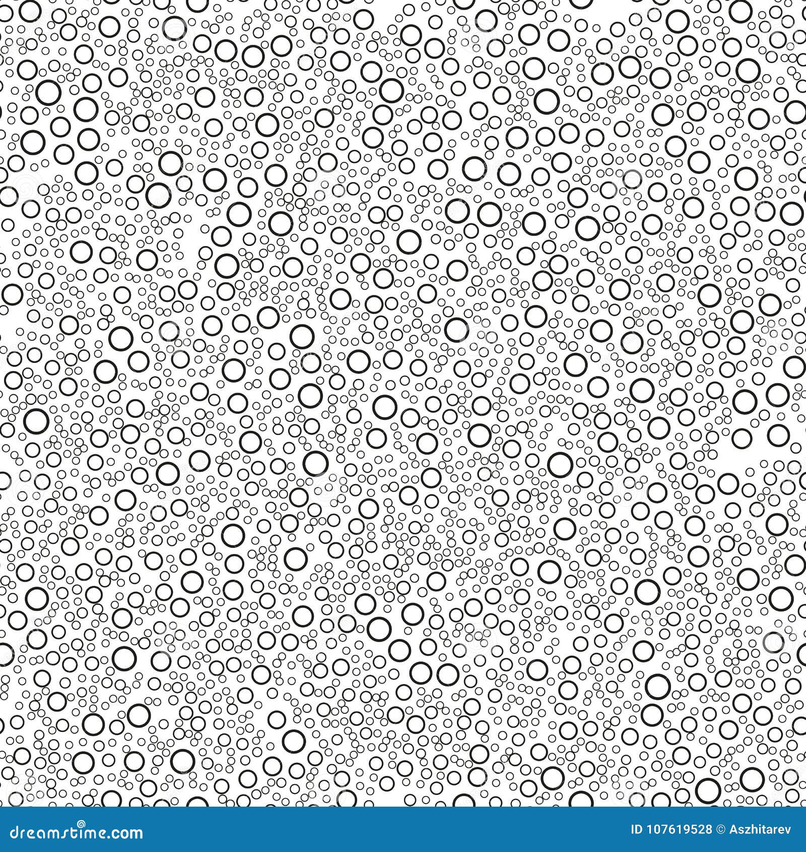 Seamless Pattern with Circles of Different Diameters Stock Vector - Illustration of creative ...