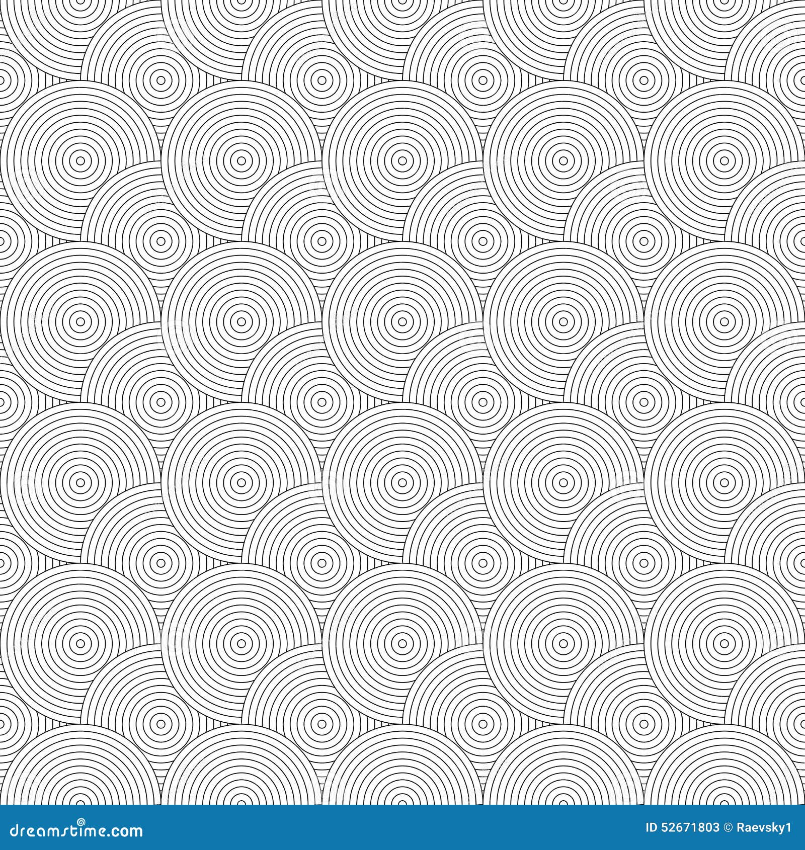 Seamless Pattern with Circles. Repeating Modern Stock Vector ...