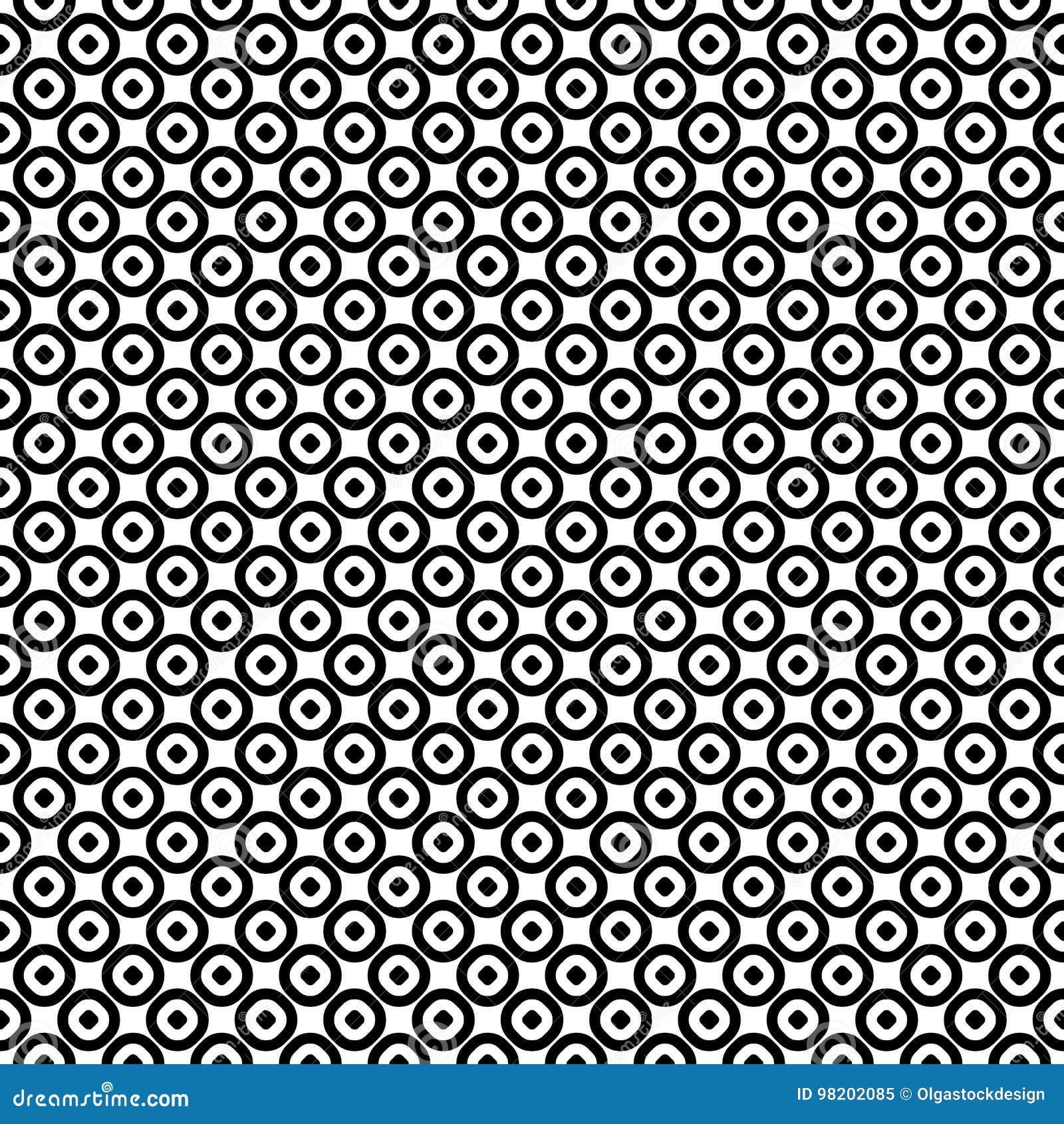Seamless Pattern, Circles Texture Stock Vector - Illustration of decor ...