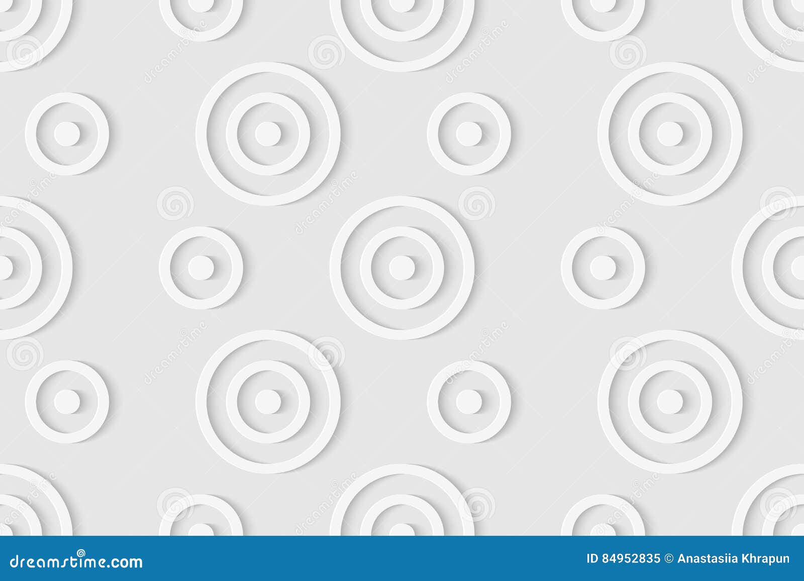 Seamless Pattern of Circles. Stock Vector - Illustration of packing ...