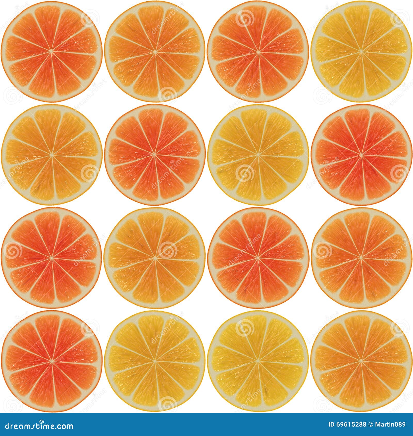 Seamless Pattern with Citrus-fruit Stock Photo - Image of nature ...
