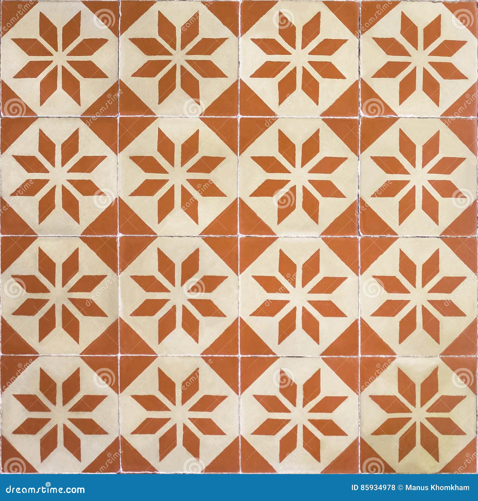 Seamless Pattern of Classical Floor Tiles Stock Photo - Image of ...