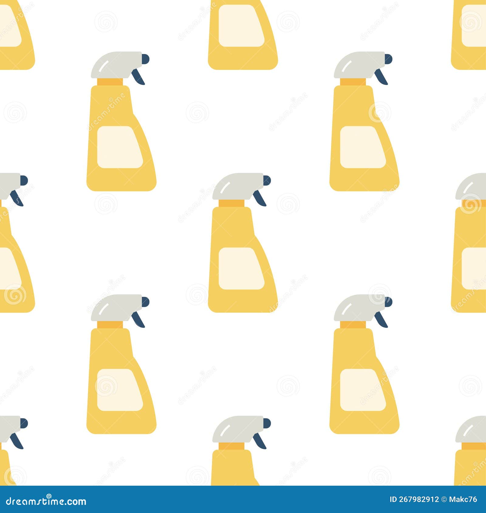Seamless Pattern with Cleaning Supplies, Cleaning the House Stock ...