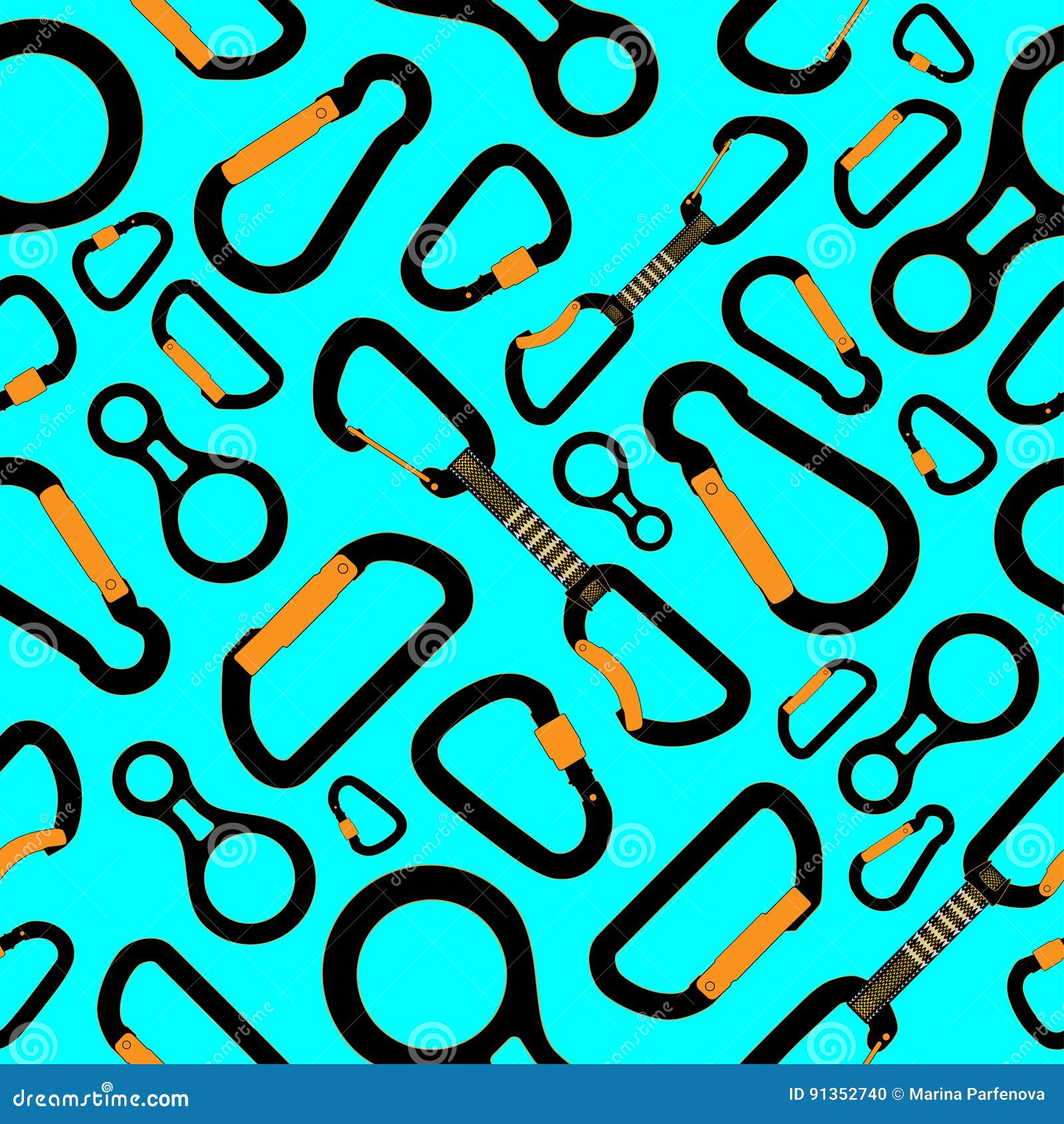 Quickdraw Climbing Doodle Icon, Vector Color Line Illustration ...