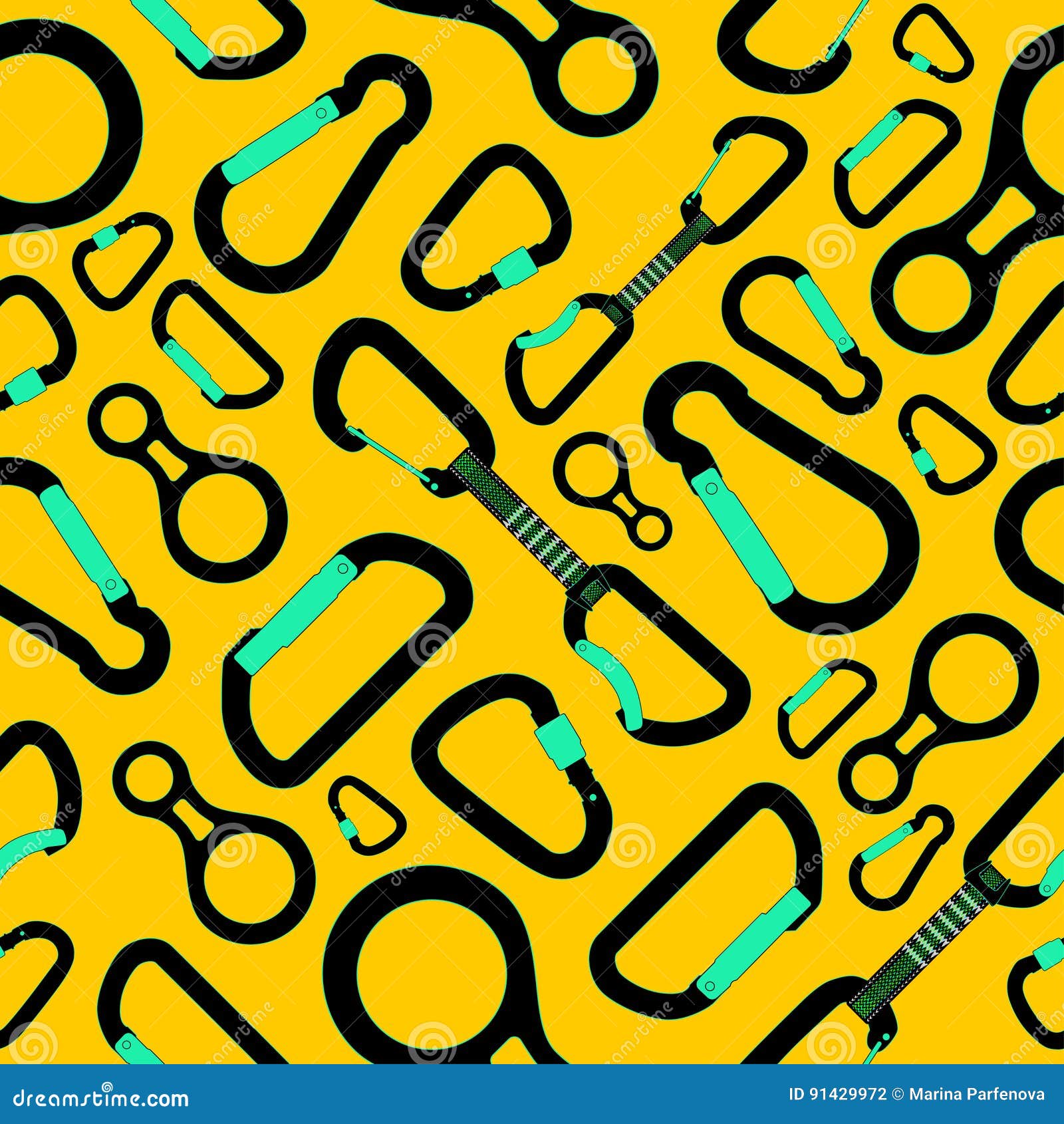 Quickdraw Climbing Doodle Icon, Vector Color Line Illustration ...