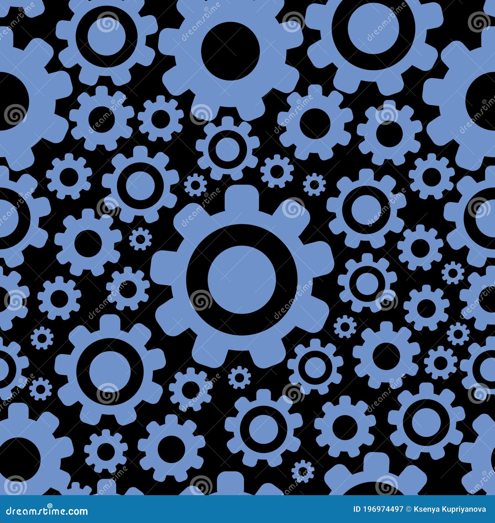 Seamless Mechanics Background Cartoon Vector | CartoonDealer.com #56561517