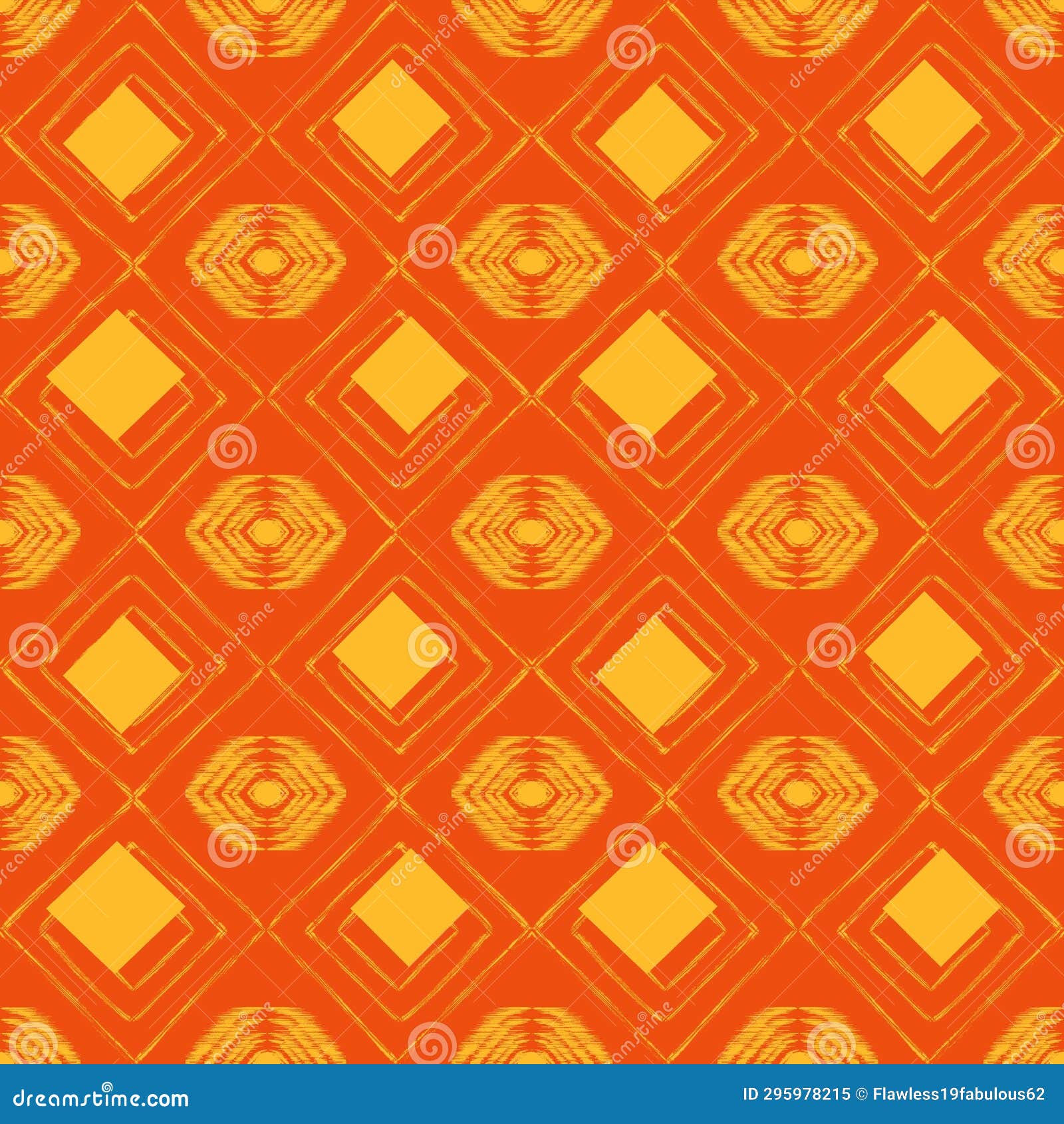 Seamless Pattern with Color Background Including Repeated Cube Shape ...