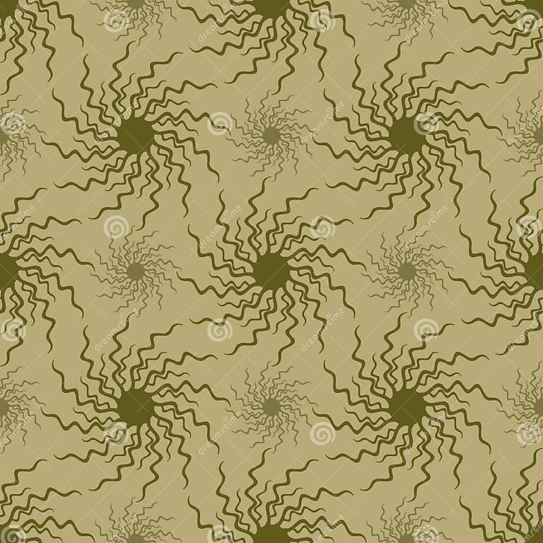 Seamless Pattern Color Calligraphy Line Stock Vector - Illustration of ...