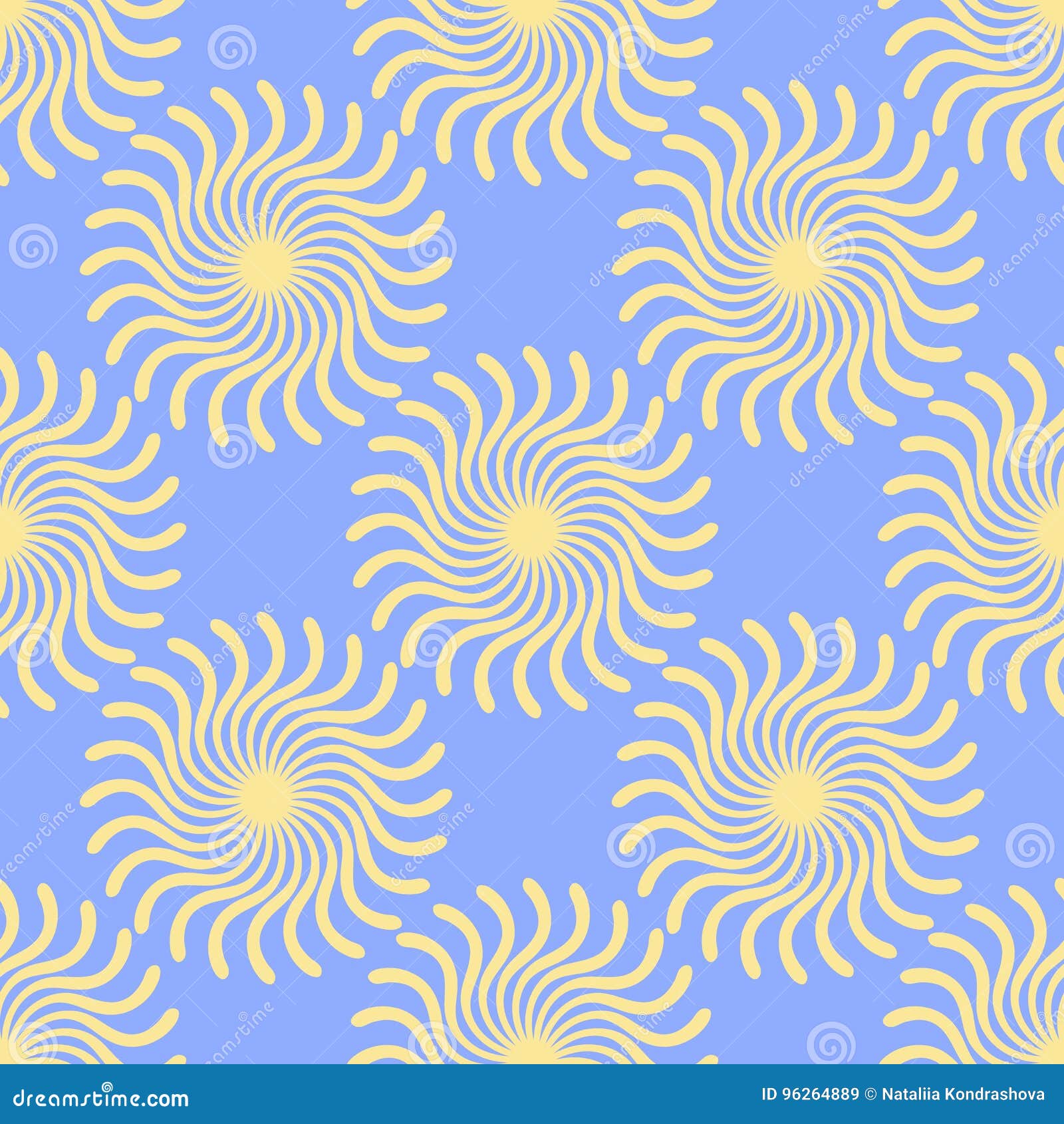 Seamless Pattern Color Calligraphy Line Stock Vector - Illustration of ...