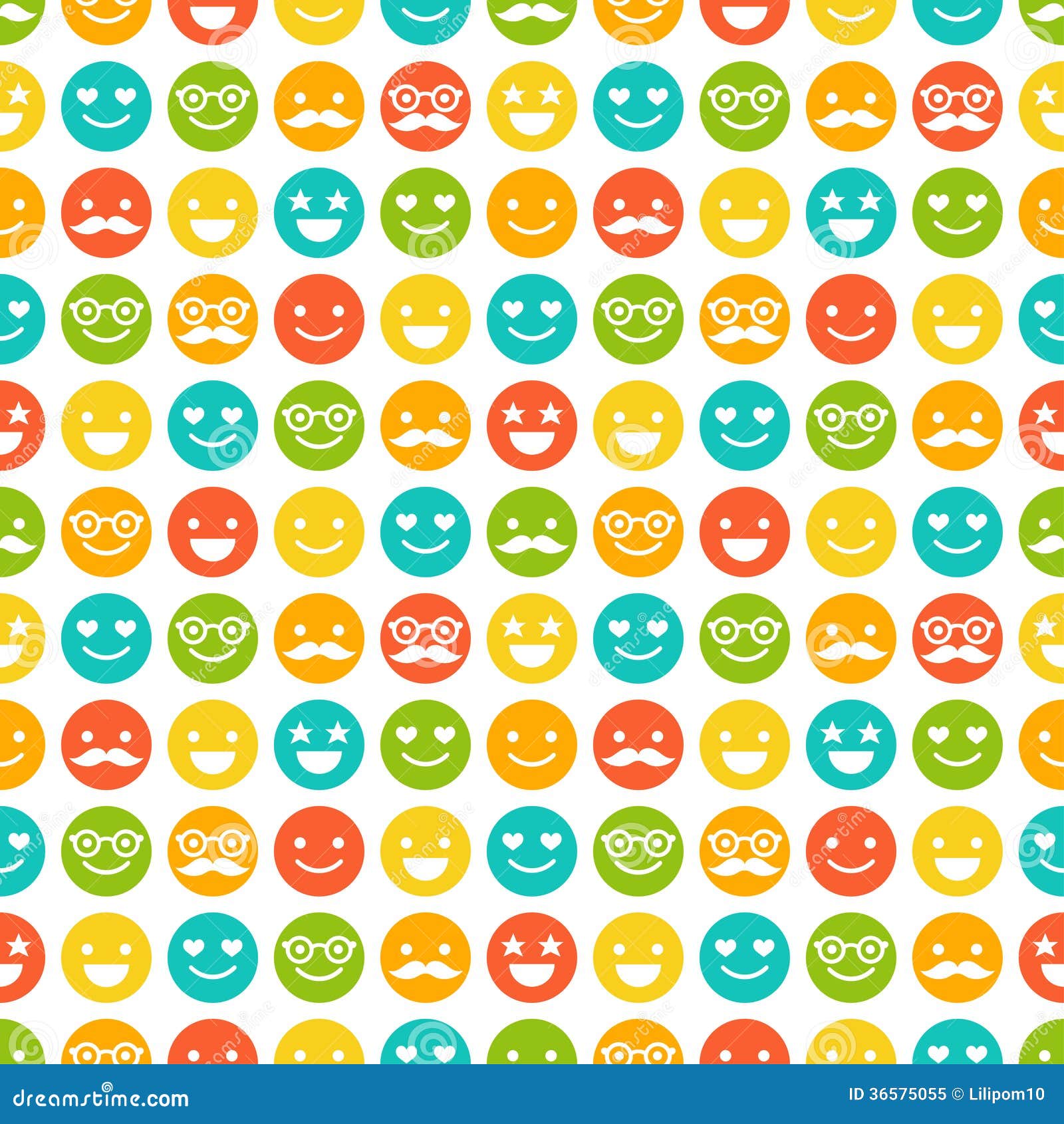 Colorful Smiley Face Backgrounds