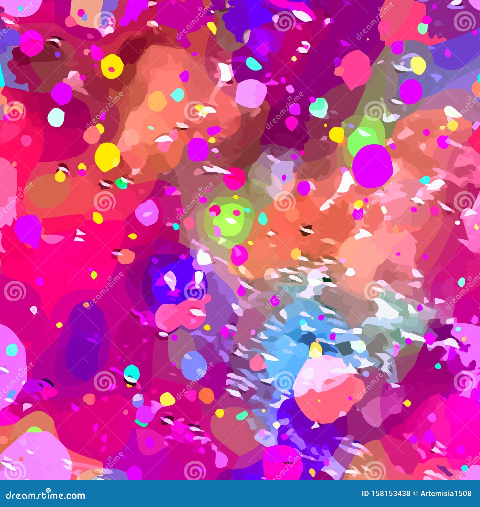 Seamless Pattern from Color Splashes and Smudges. Abstract Seamless ...