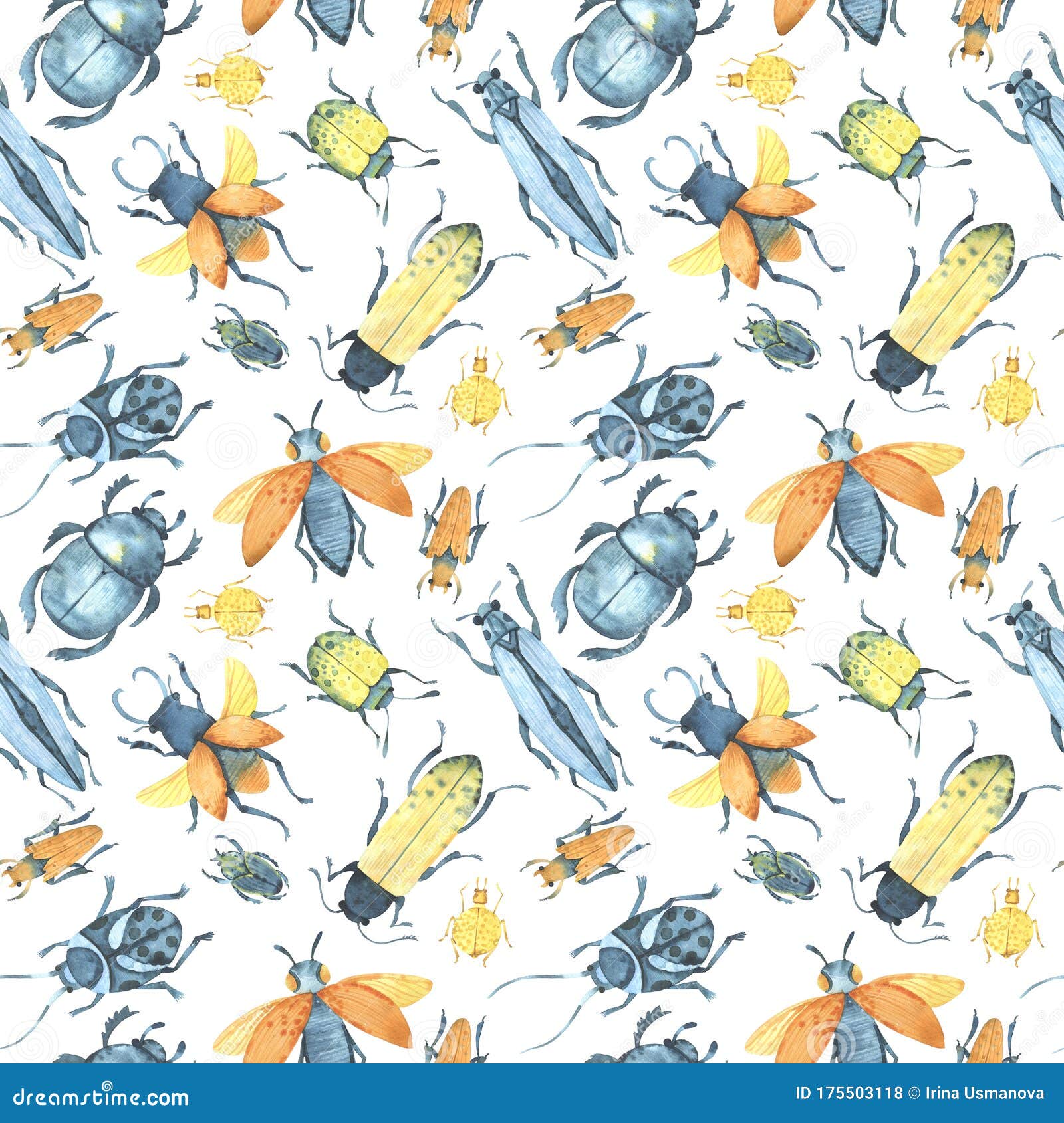 Colored Bugs Colored Bugscolored Bugs Stock Photo | CartoonDealer.com ...