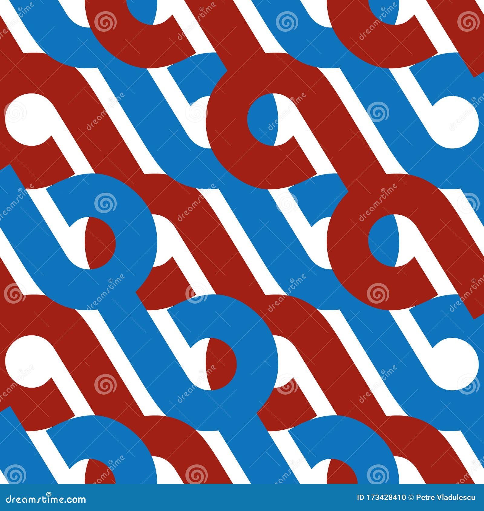 Seamless Pattern with Colored Number 9(texture 1), Modern Stylish Image ...