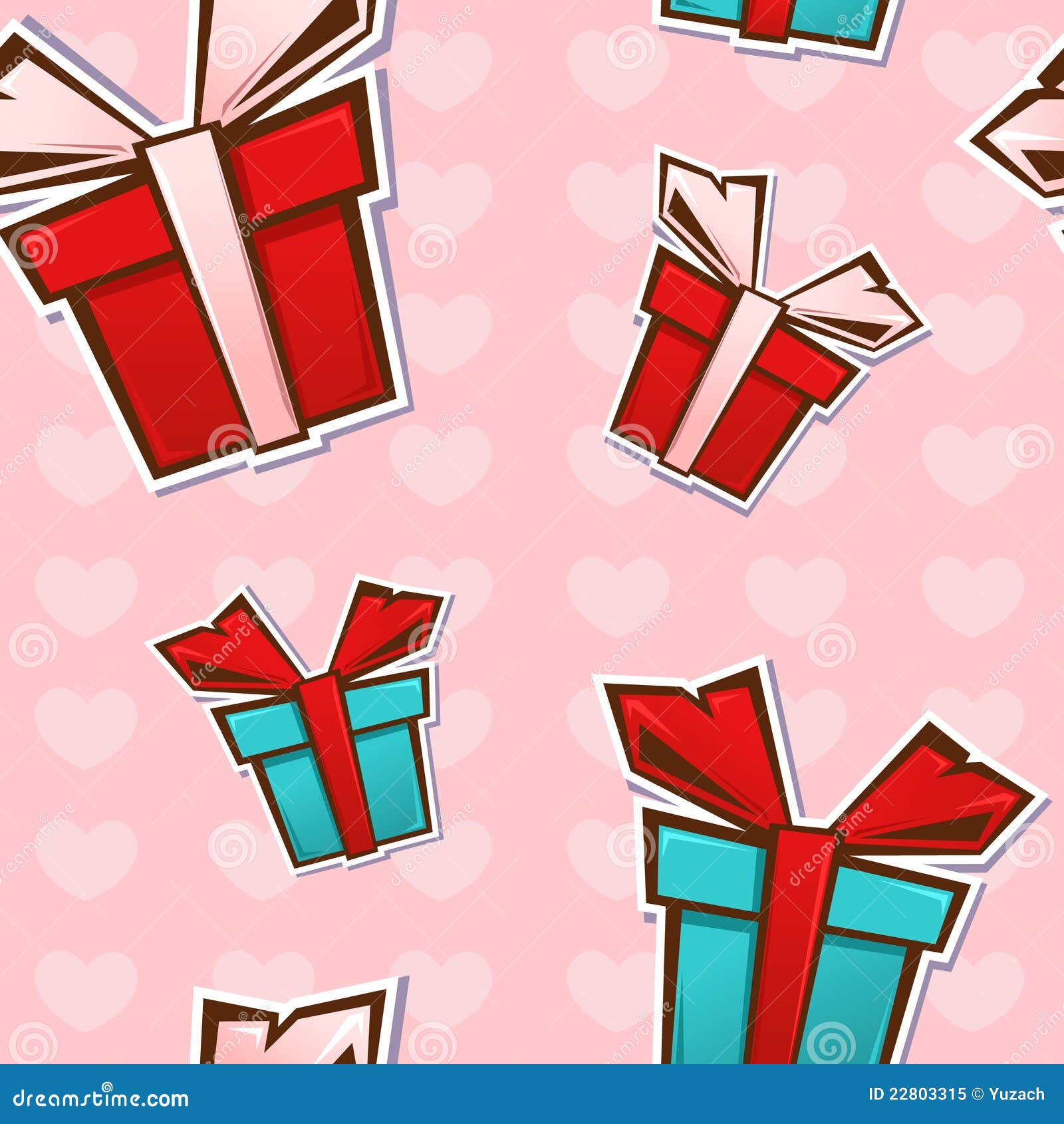 Seamless Pattern with Colorful Boxes Stock Vector - Illustration of ...