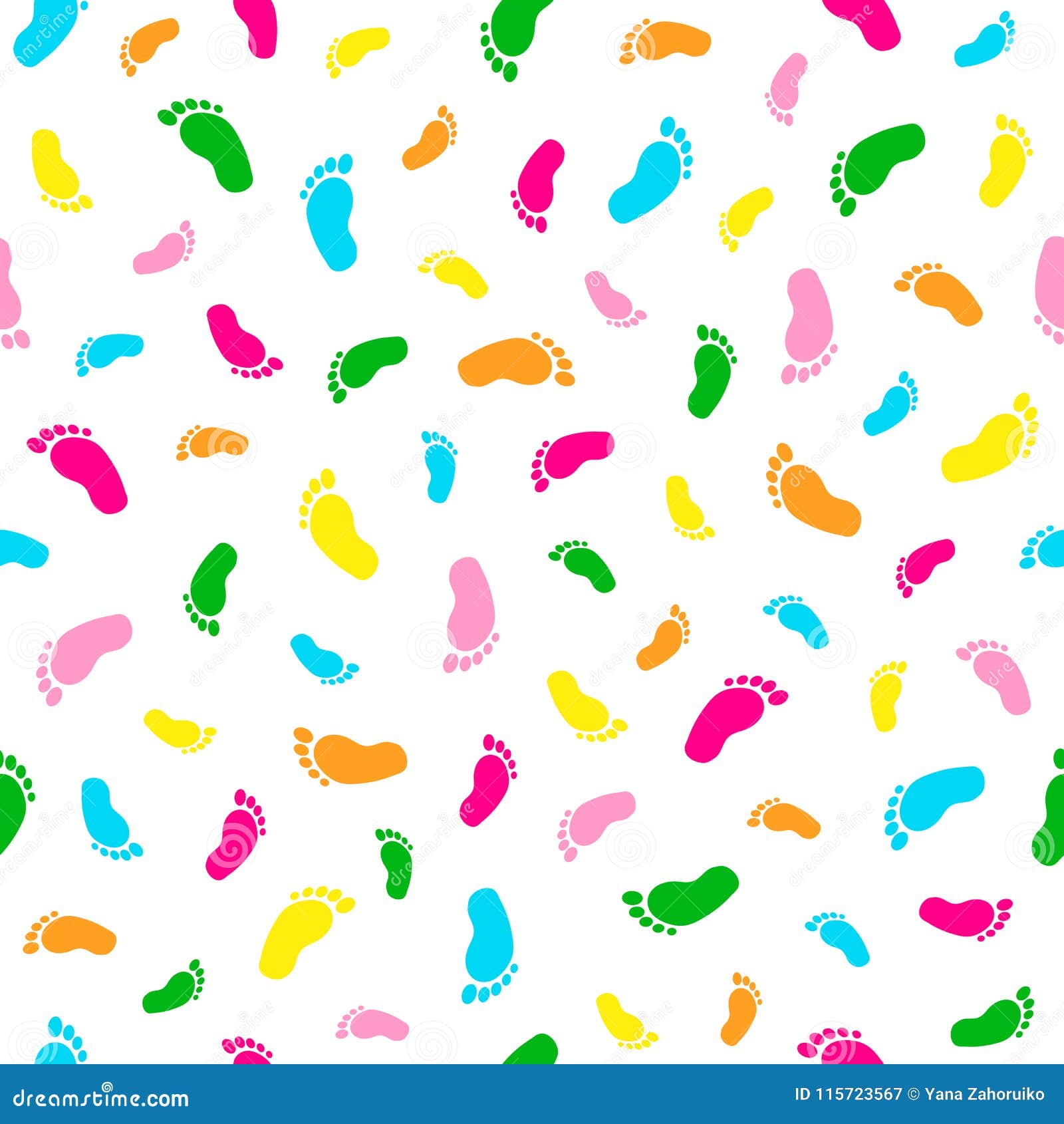 Seamless Baby Foot Pattern Stock Photos - Download 30 Images