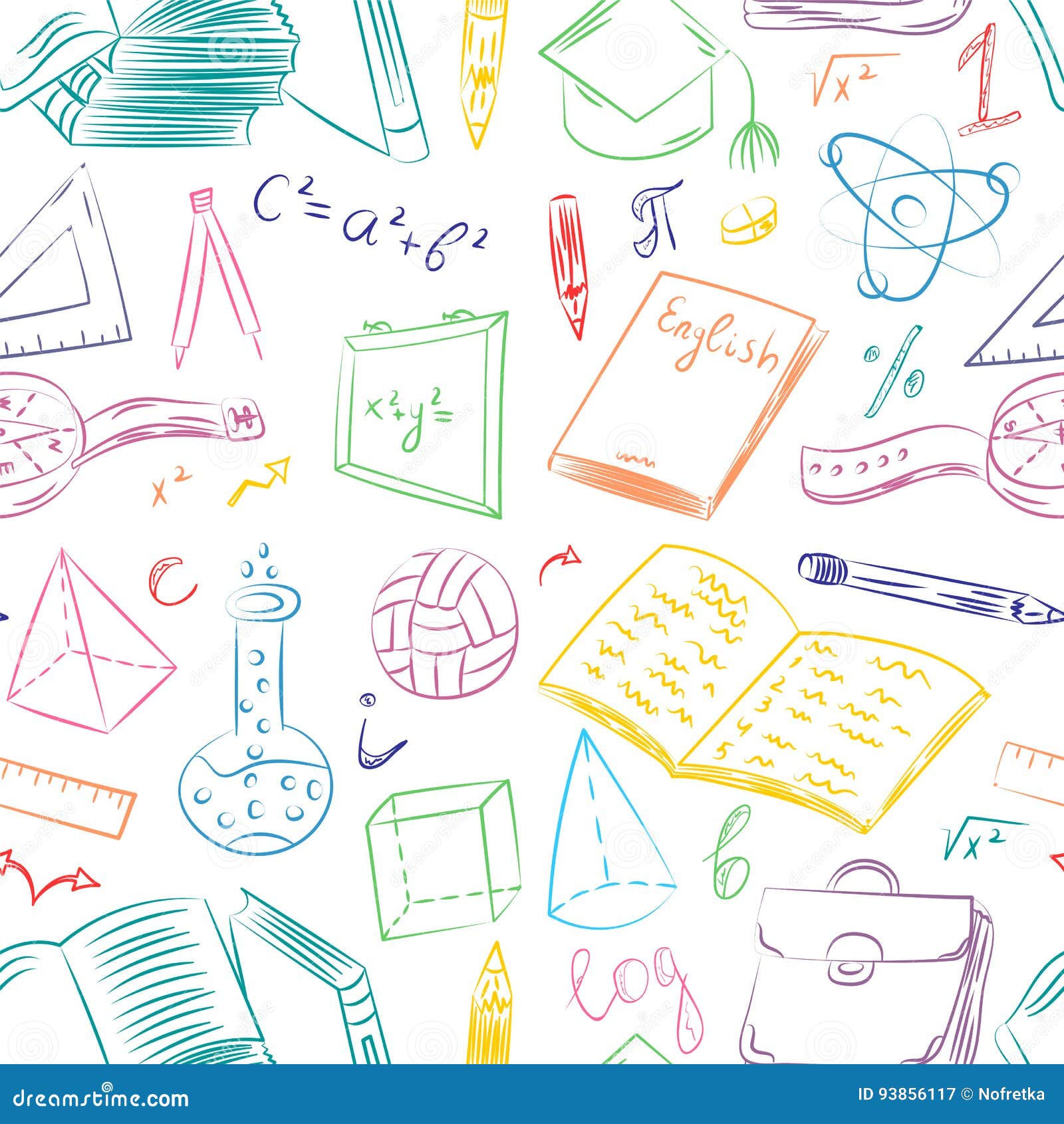 School Symbols And Kids Vector Set. | CartoonDealer.com #83779961