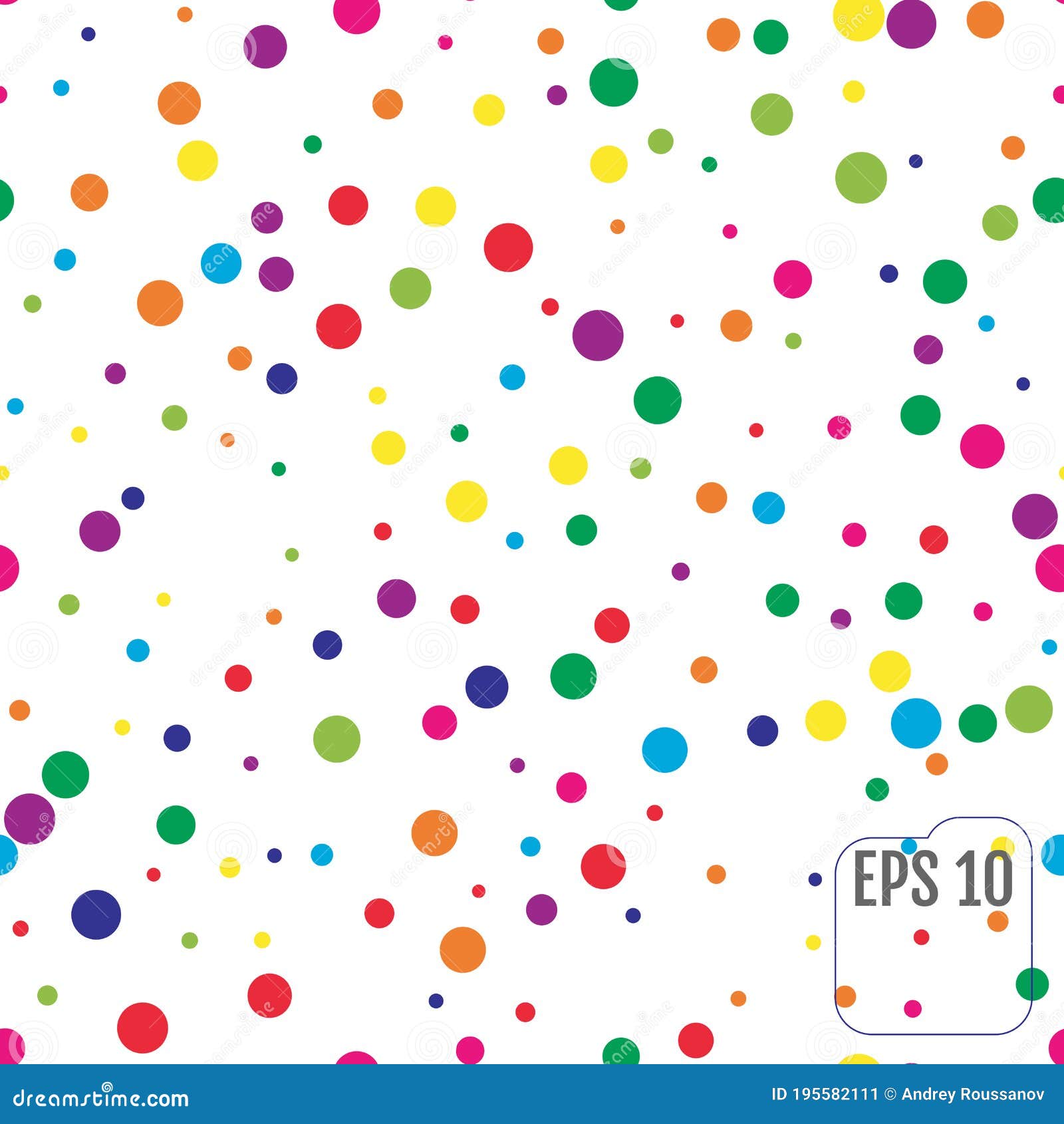 Colorful Polka Dot Pattern. Hand Drawn Style Dotted Pattern, Background ... Colorful Polka Dot Pattern. Hand Drawn Style Dotted Pattern, Background ...