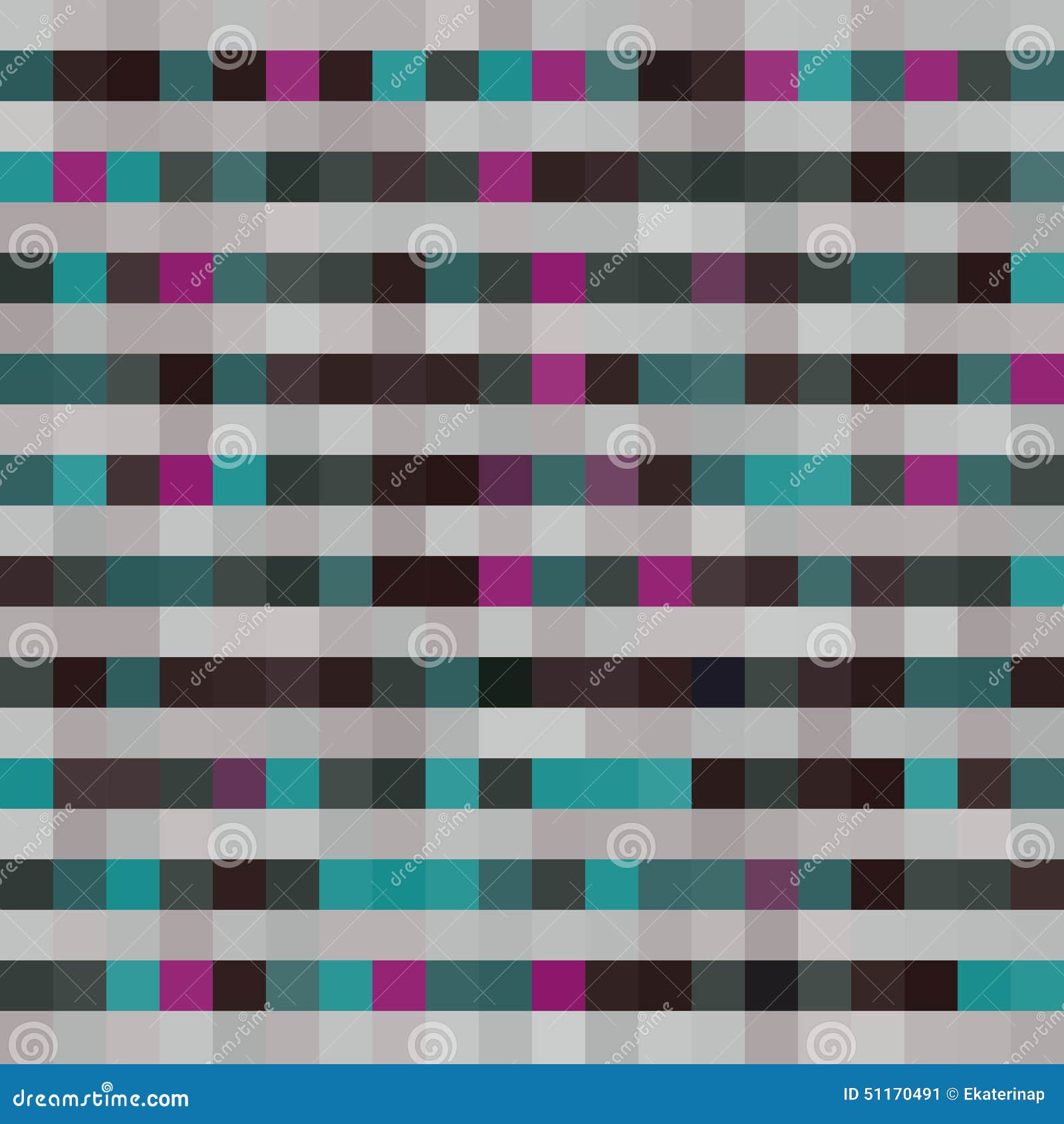 Seamless Pattern with Colorful Squares and Stripes. Vector Stock Vector ...