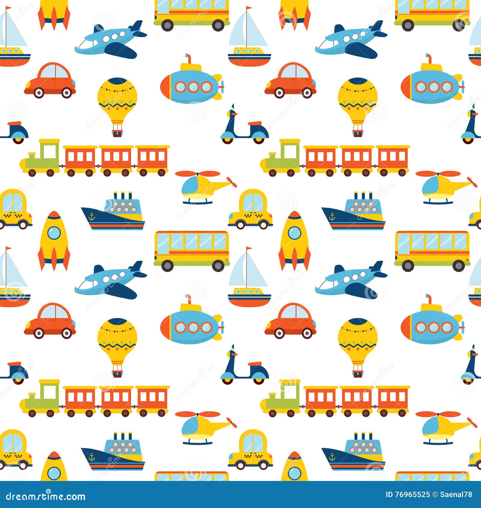 Colorful Transport With Boxes Vector Illustration | CartoonDealer.com ...