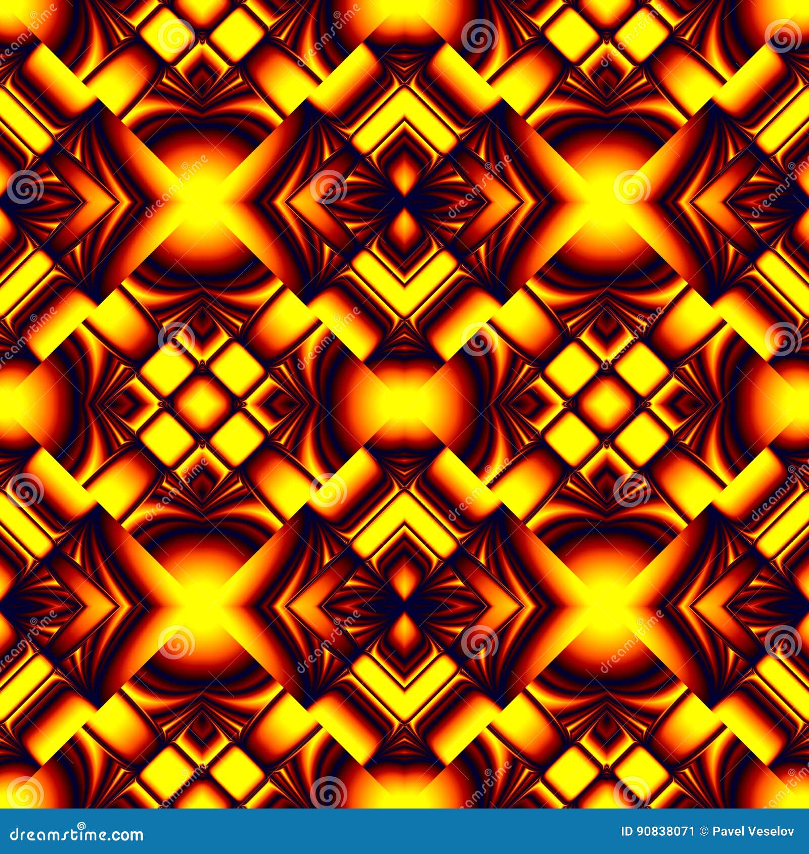 Seamless Pattern in Colors of Fire Stock Vector - Illustration of fiery ...