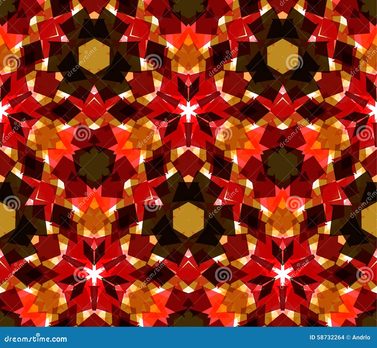 Seamless Pattern Composed of Bright Color Abstract Elements Located on ...