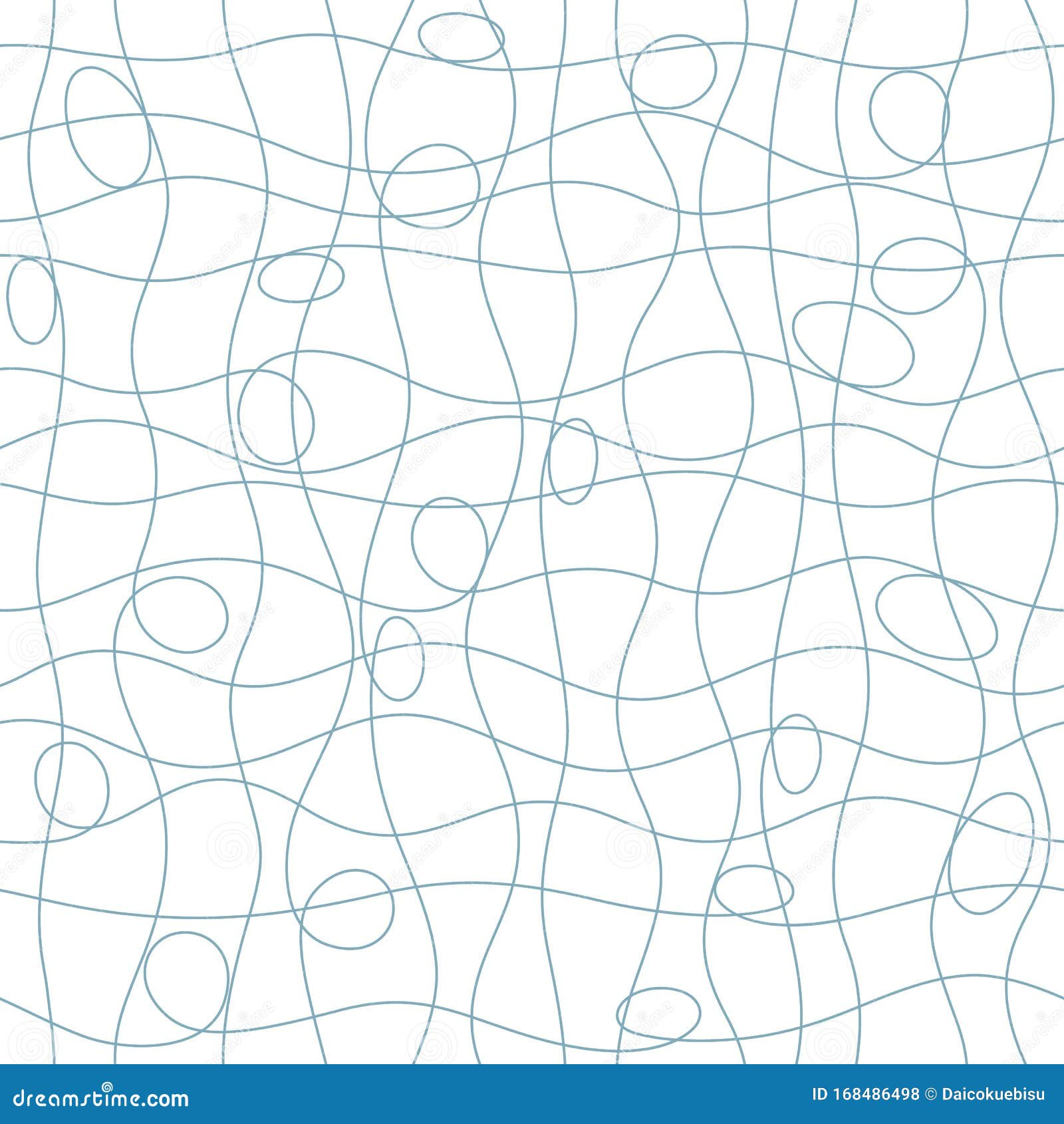 Seamless Pattern Comprised of a Beautiful Curve, Stock Vector ...