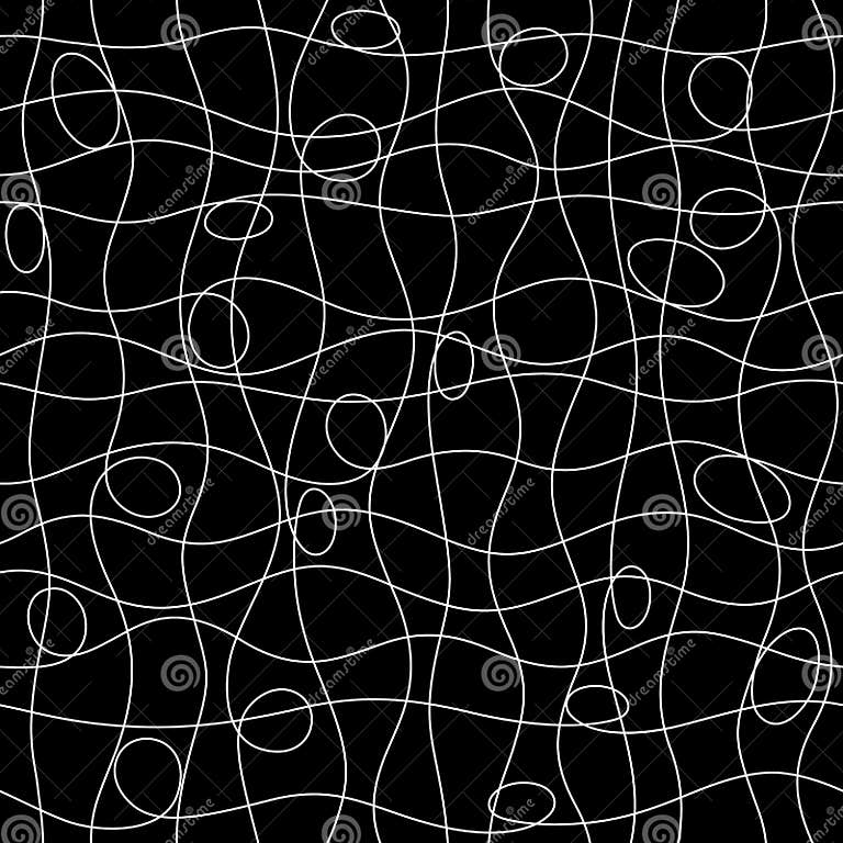 Seamless Pattern Comprised of a Beautiful Curve, Stock Vector ...