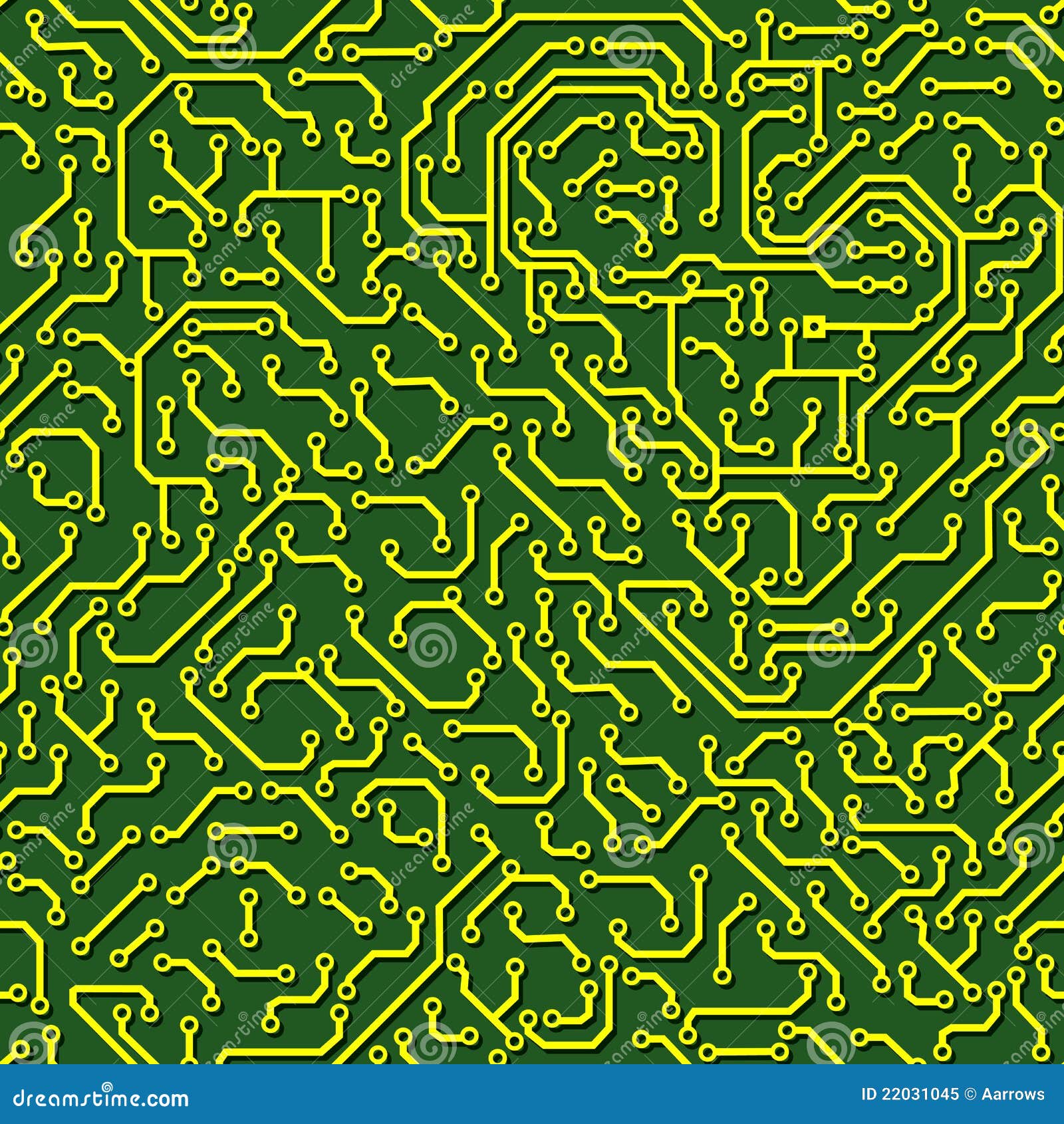 Seamless Pattern. Computer Circuit Board Stock Vector - Illustration of ...