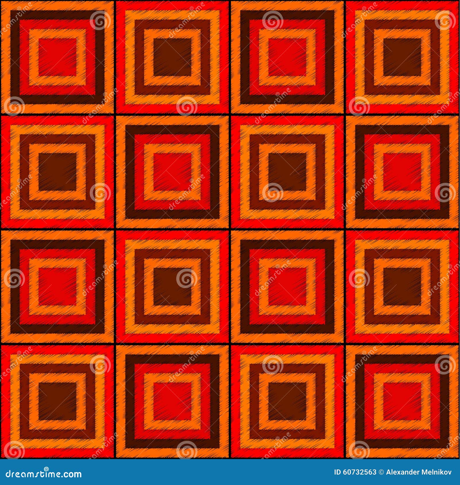 Seamless Pattern Consisting of Color Squares.Vector Stock Vector ...