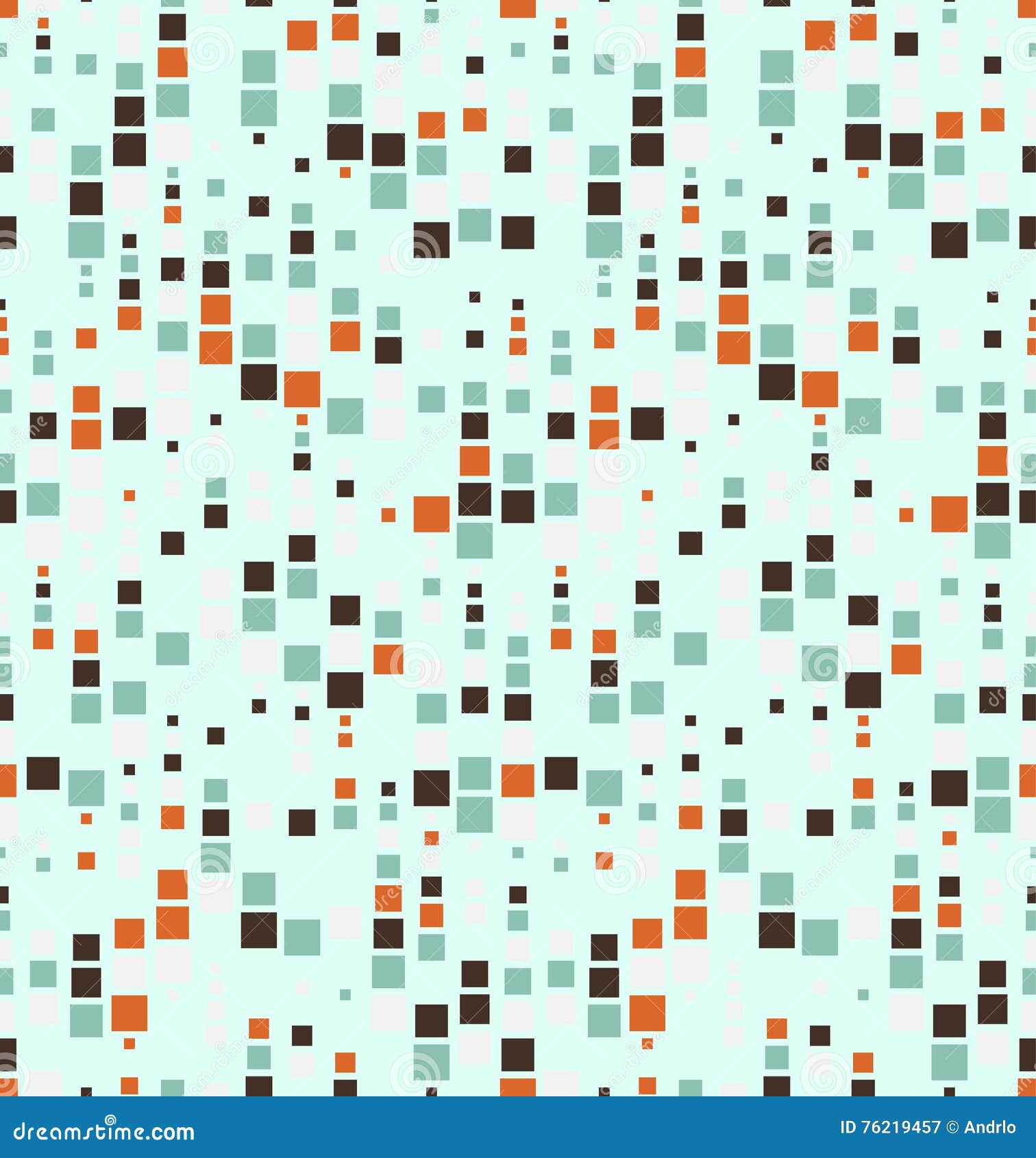 Seamless Pattern. it Consists of Geometric Elements Having a Square ...